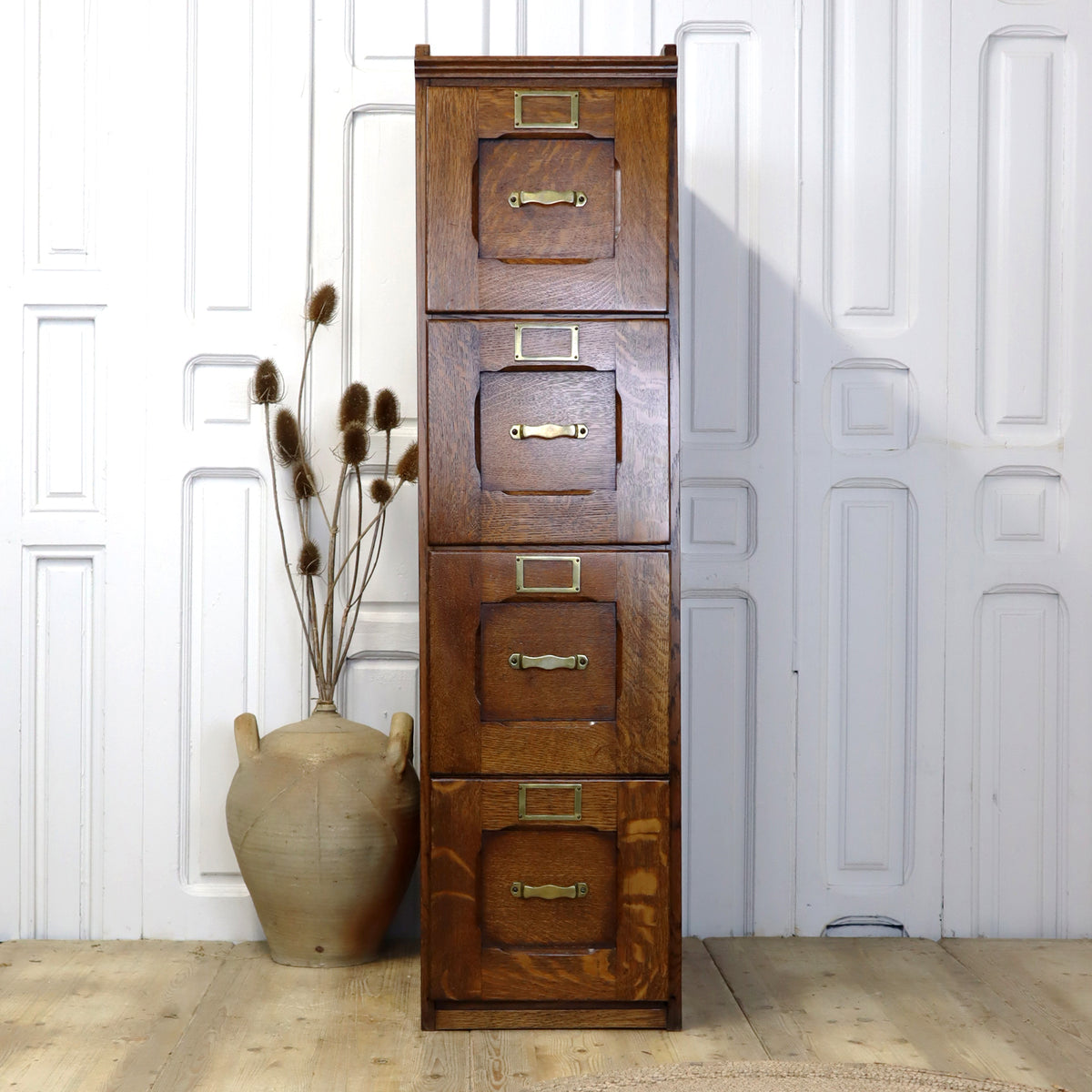 Antique Oak Filing Drawers 2201fg – Mustard Vintage