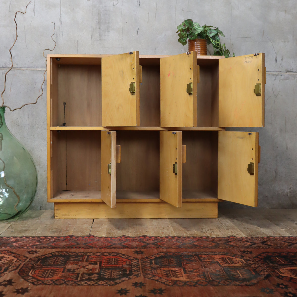 Vintage School Gym Wooden Lockers - 2207g – Mustard Vintage