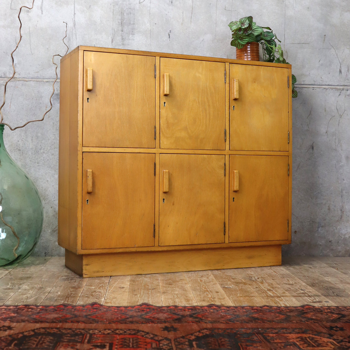 Vintage School Gym Wooden Lockers - 2207g – Mustard Vintage