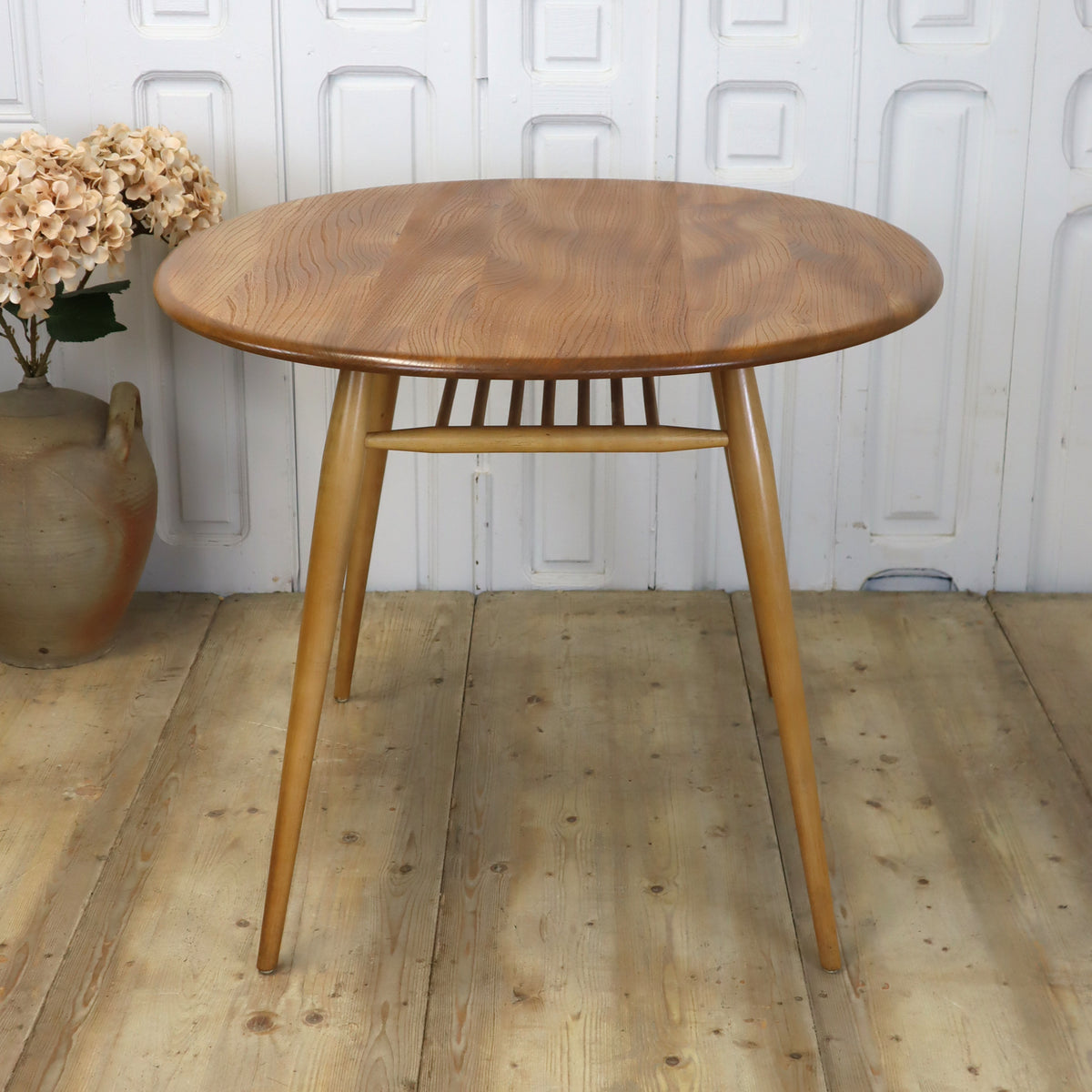 Mid Century Ercol Model 396 Breakfast Table 1801k – Mustard Vintage