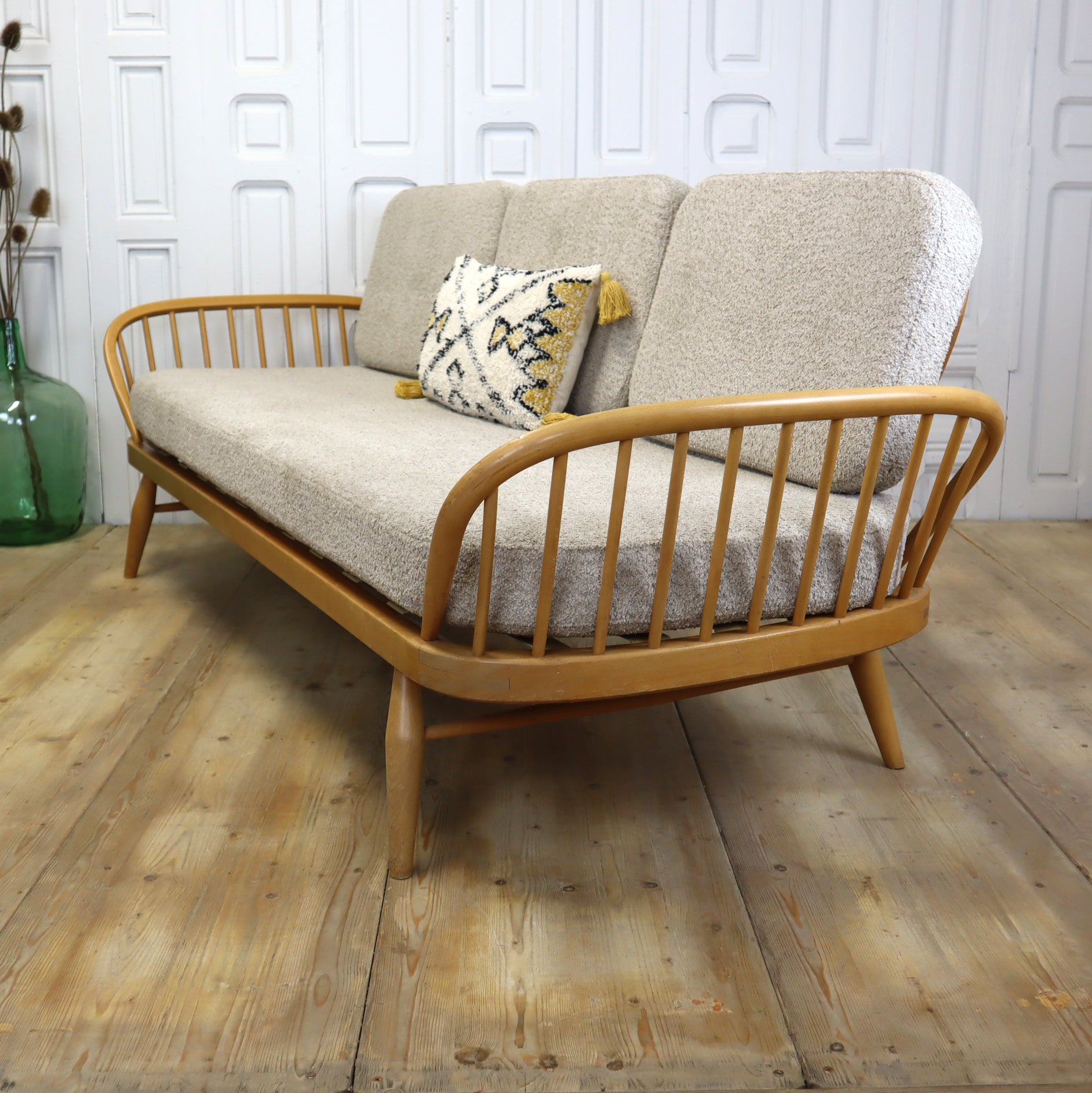 Mid Century Ercol 'Model 355' Studio Couch Day Bed Sofa 1801q – Mustard ...