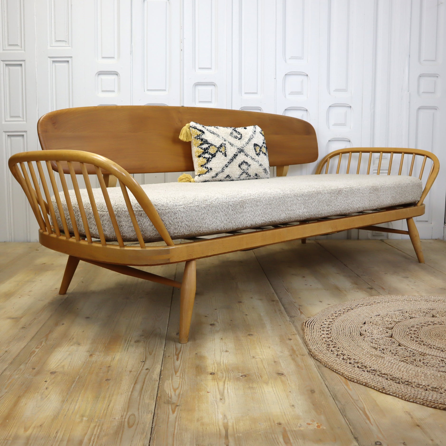 Mid Century Ercol 'Model 355' Studio Couch Day Bed Sofa 1801q – Mustard ...
