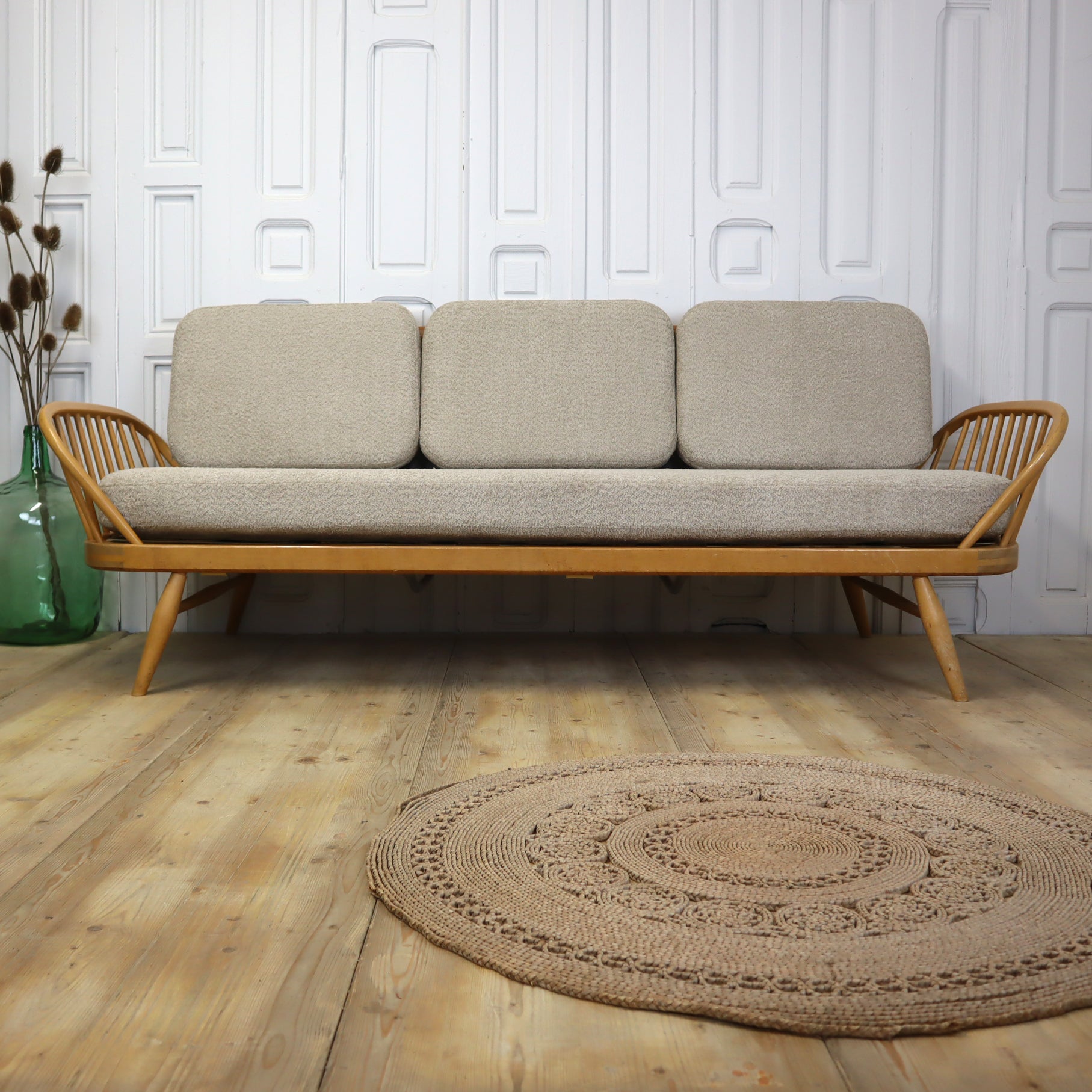 Mid Century Ercol 'Model 355' Studio Couch Day Bed Sofa 1801q – Mustard ...