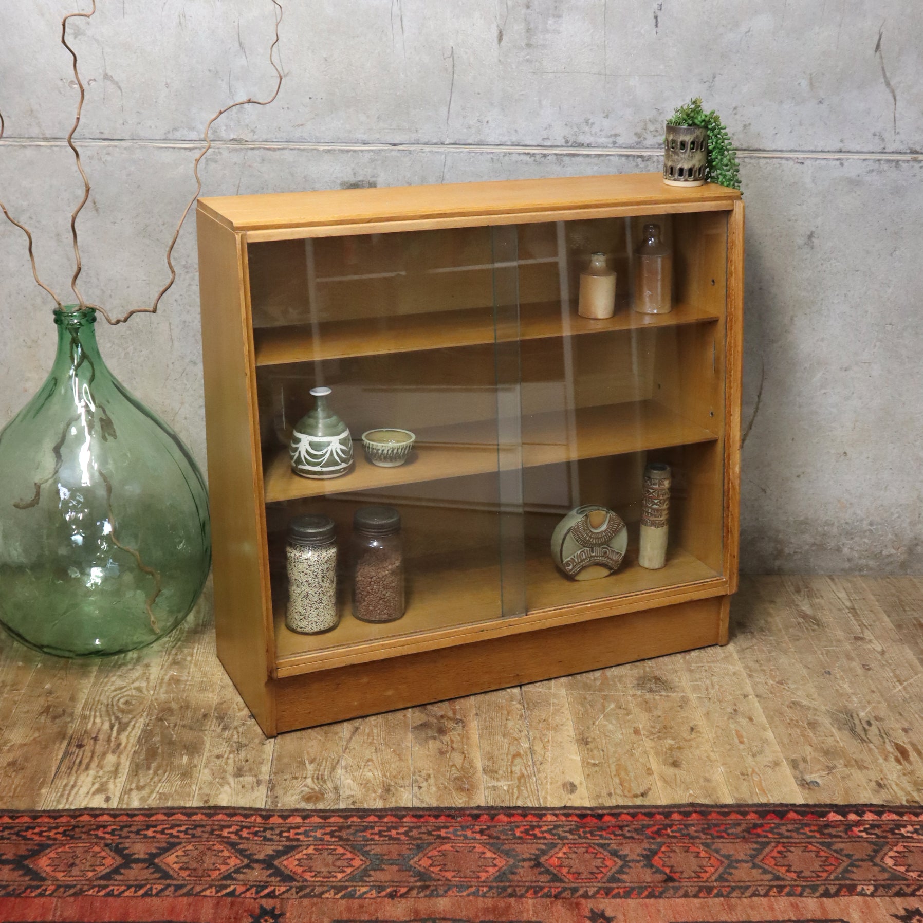 Pair of Mid Century G Plan Oak Brandon Display Cabinets – 1611d ...