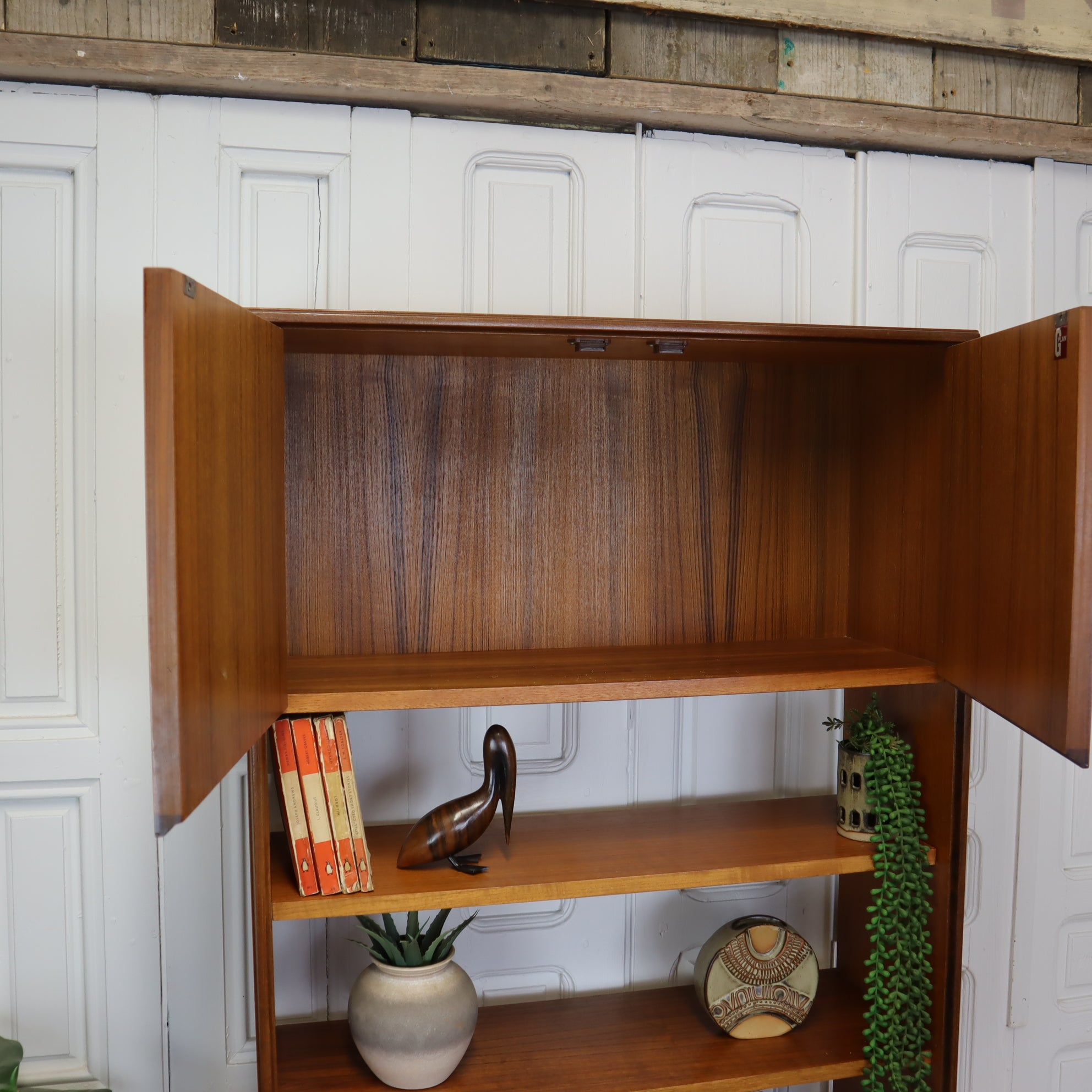 Vintage G Plan 'Form 5' Bookcase Shelving Unit - 0111b – Mustard Vintage