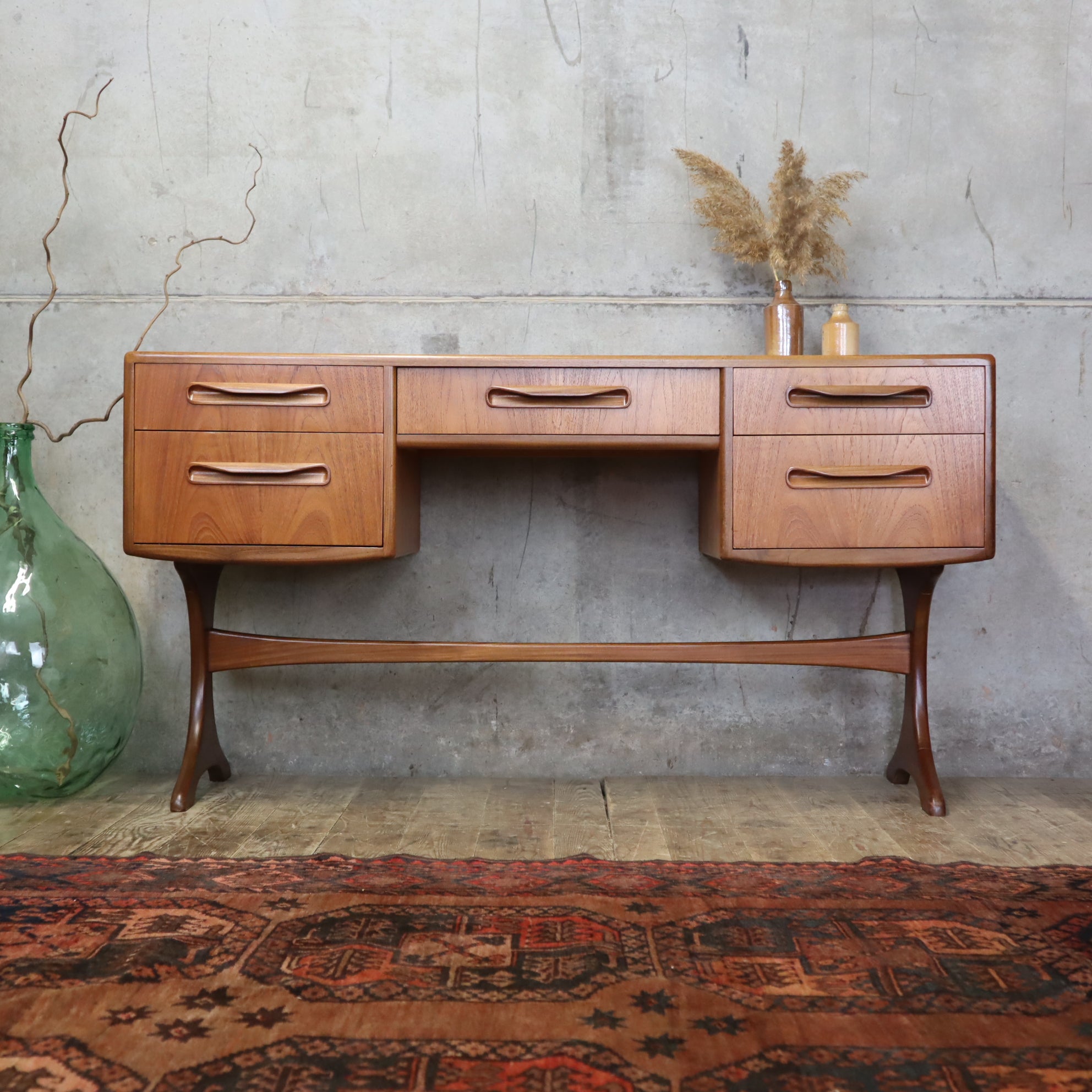 Mid Century G-Plan Fresco Dressing Table - 1609d – Mustard Vintage