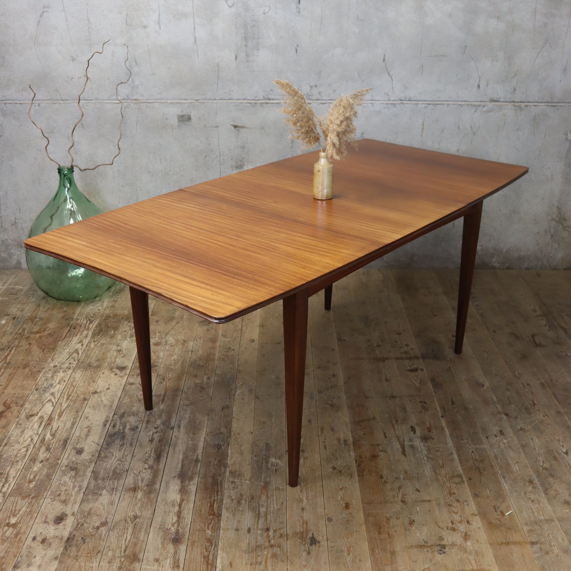 Richard Hornby Mid Century Extending Dining Table - 0206e – Mustard Vintage