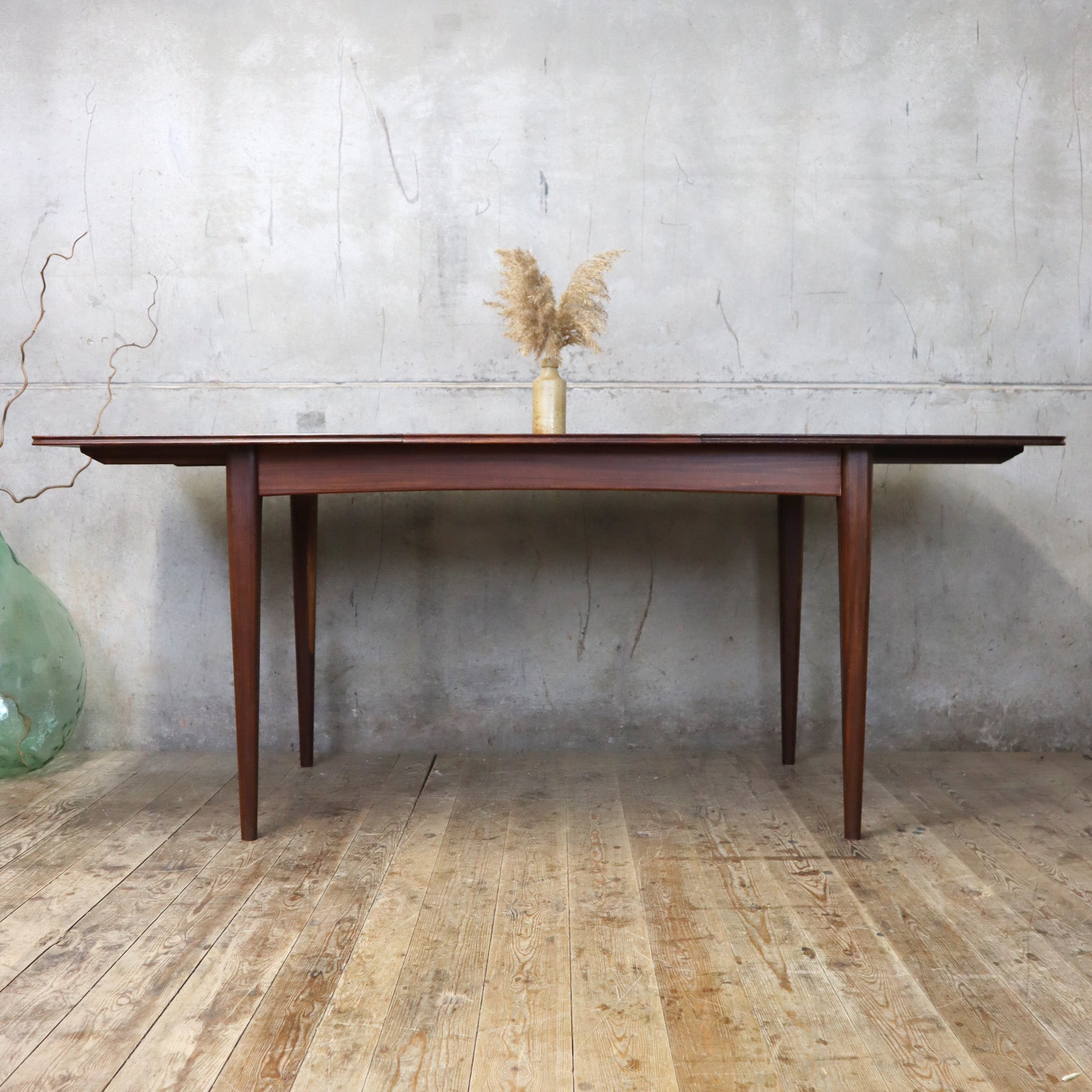 Richard Hornby Mid Century Extending Dining Table - 0206e – Mustard Vintage