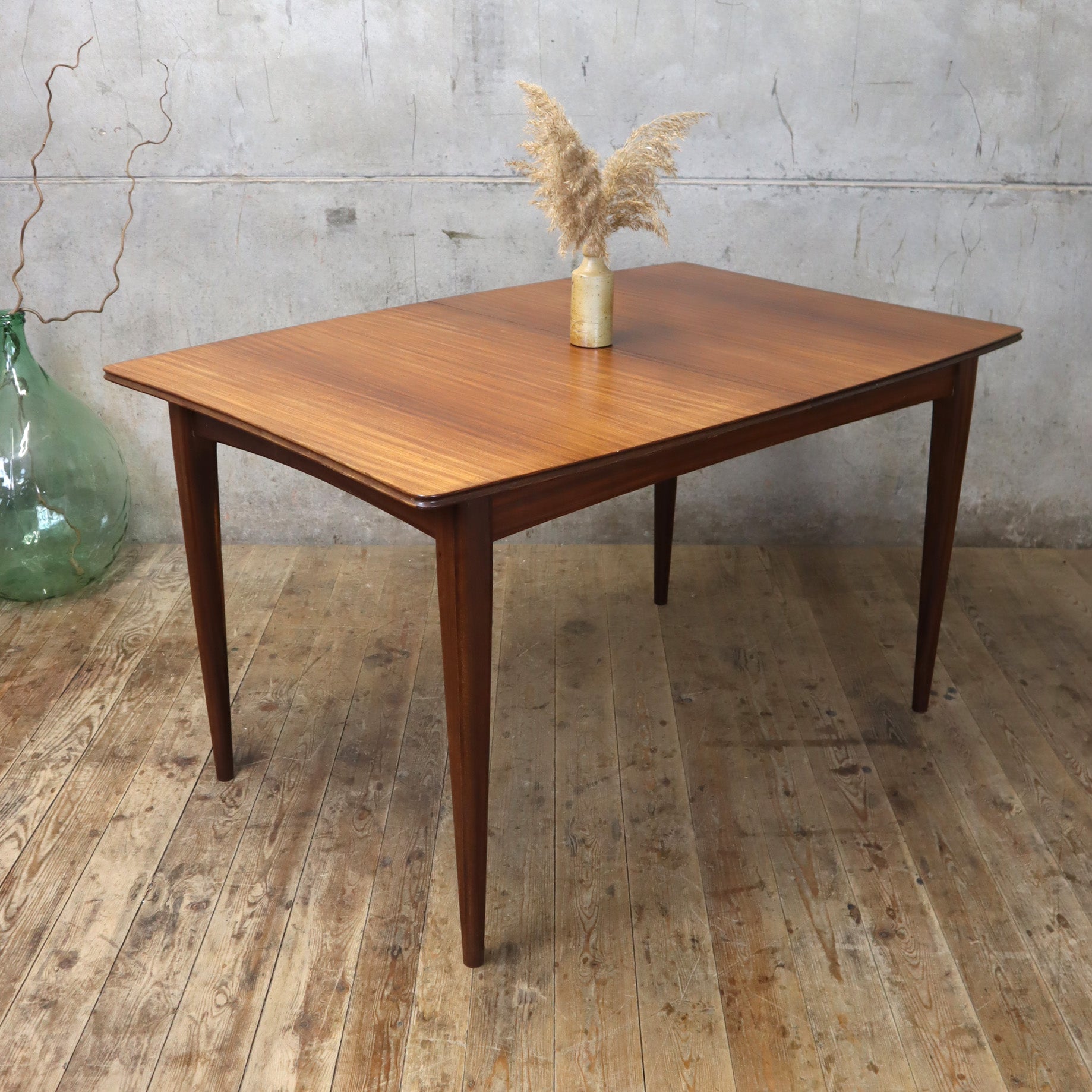 Richard Hornby Mid Century Extending Dining Table - 0206e – Mustard Vintage