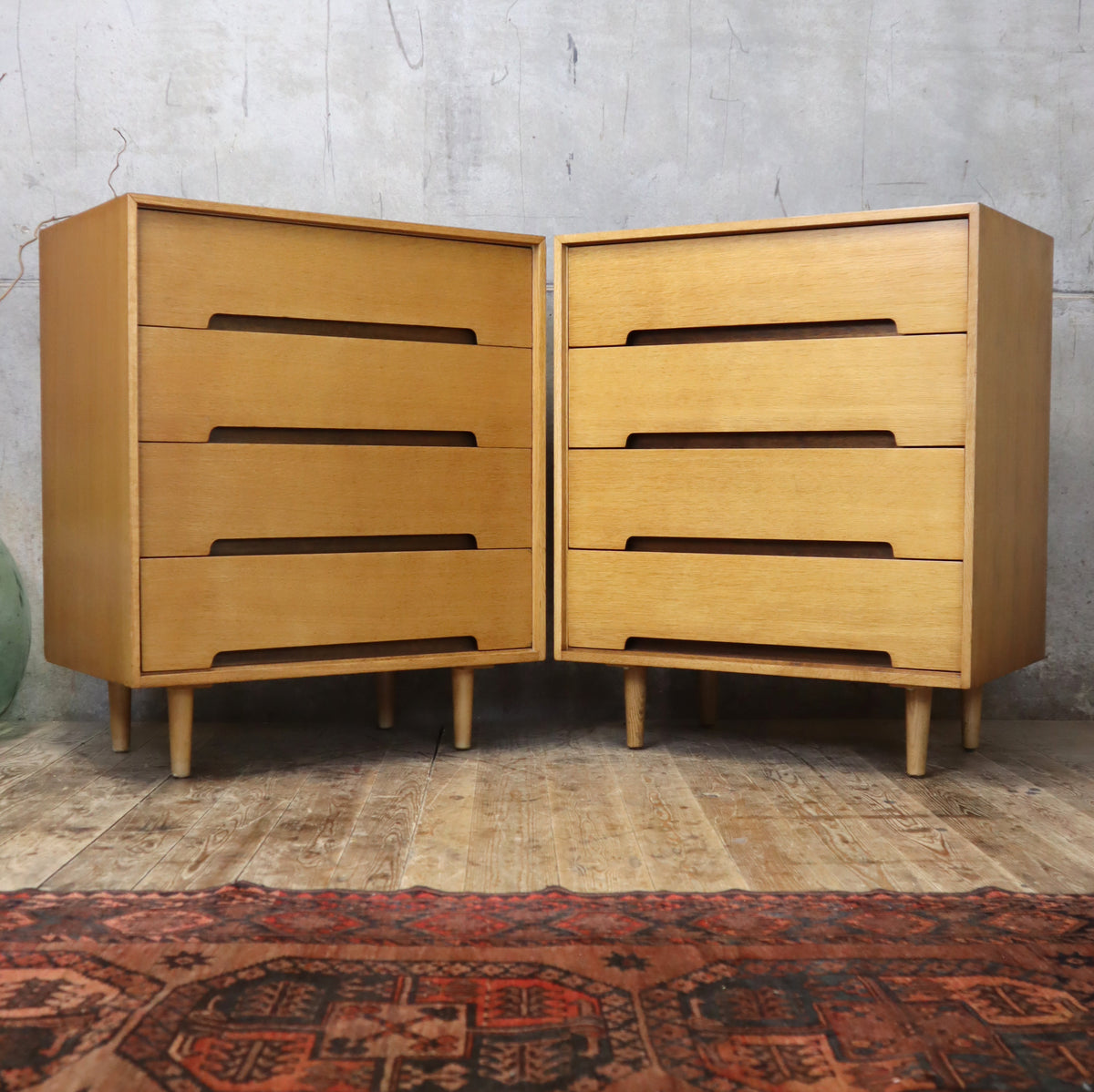 Stag 'C' Range Oak Four Drawer Chest of Drawers - 1606e – Mustard Vintage