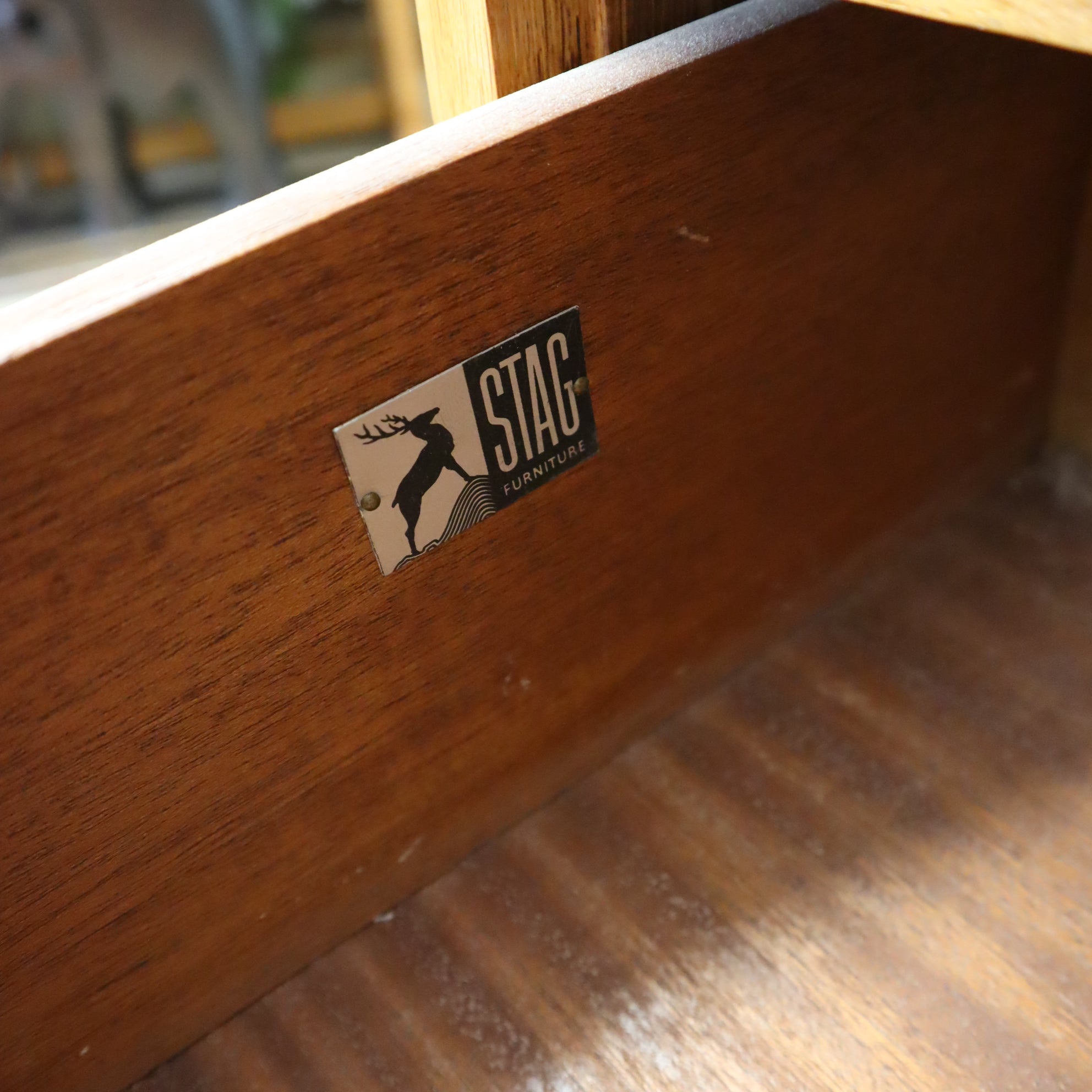 Vintage Stag C Range Oak Chest of Drawers 0609b – Mustard Vintage