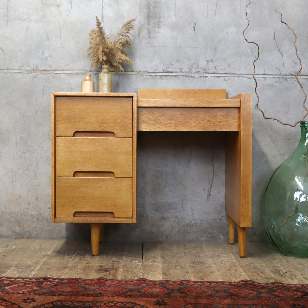 Mid Century Petite Stag 'C Range' Oak Dressing Table - 0311i – Mustard ...