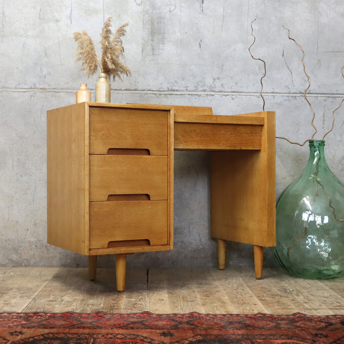 Mid Century Petite Stag 'C Range' Oak Dressing Table - 0311i – Mustard ...