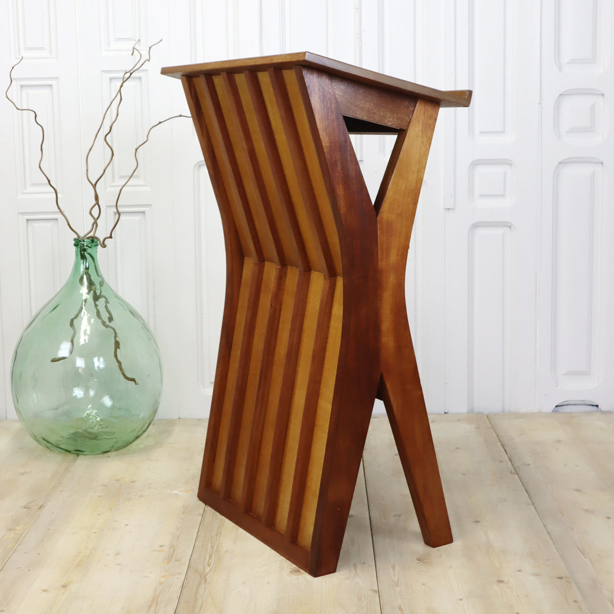 Vintage Reclaimed Mid Century Church Lectern 2704g – Mustard Vintage