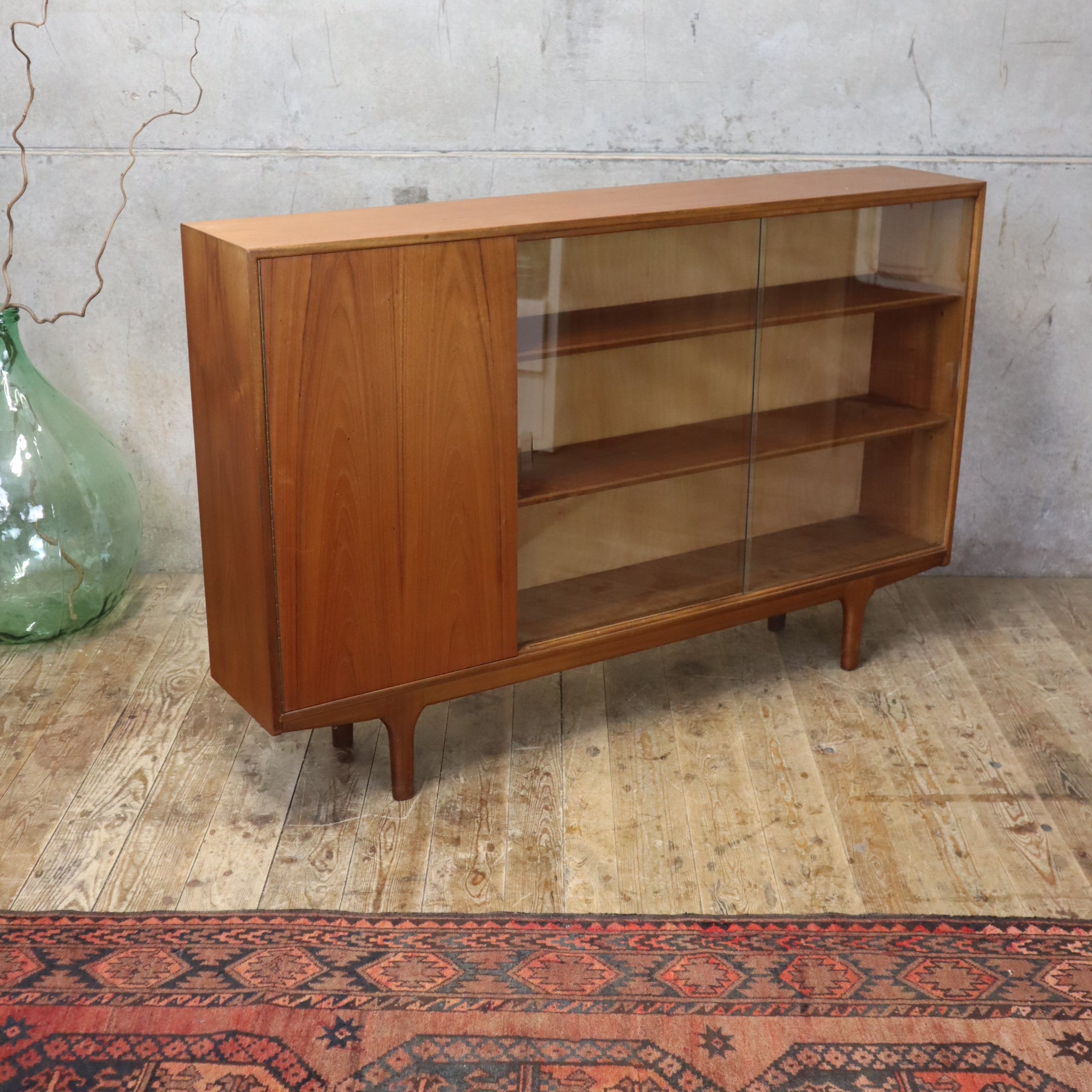 Vintage Mid Century McIntosh Display Cabinet – 0206d – Mustard Vintage