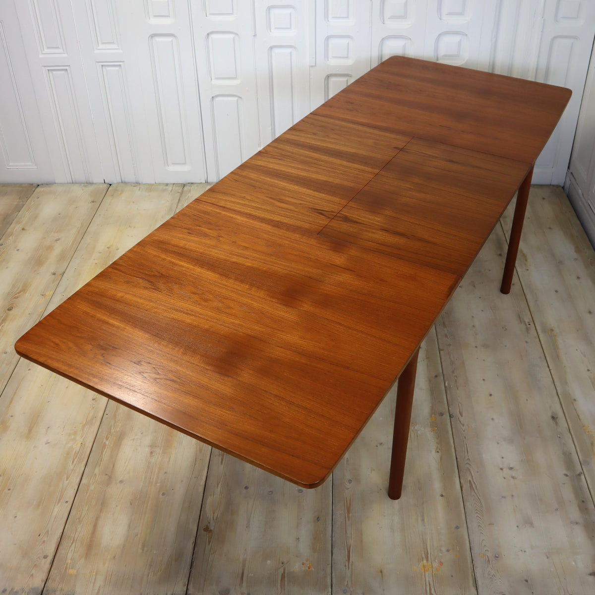 McIntosh Mid Century Teak Double Extending Dining Table 1901g – Mustard ...