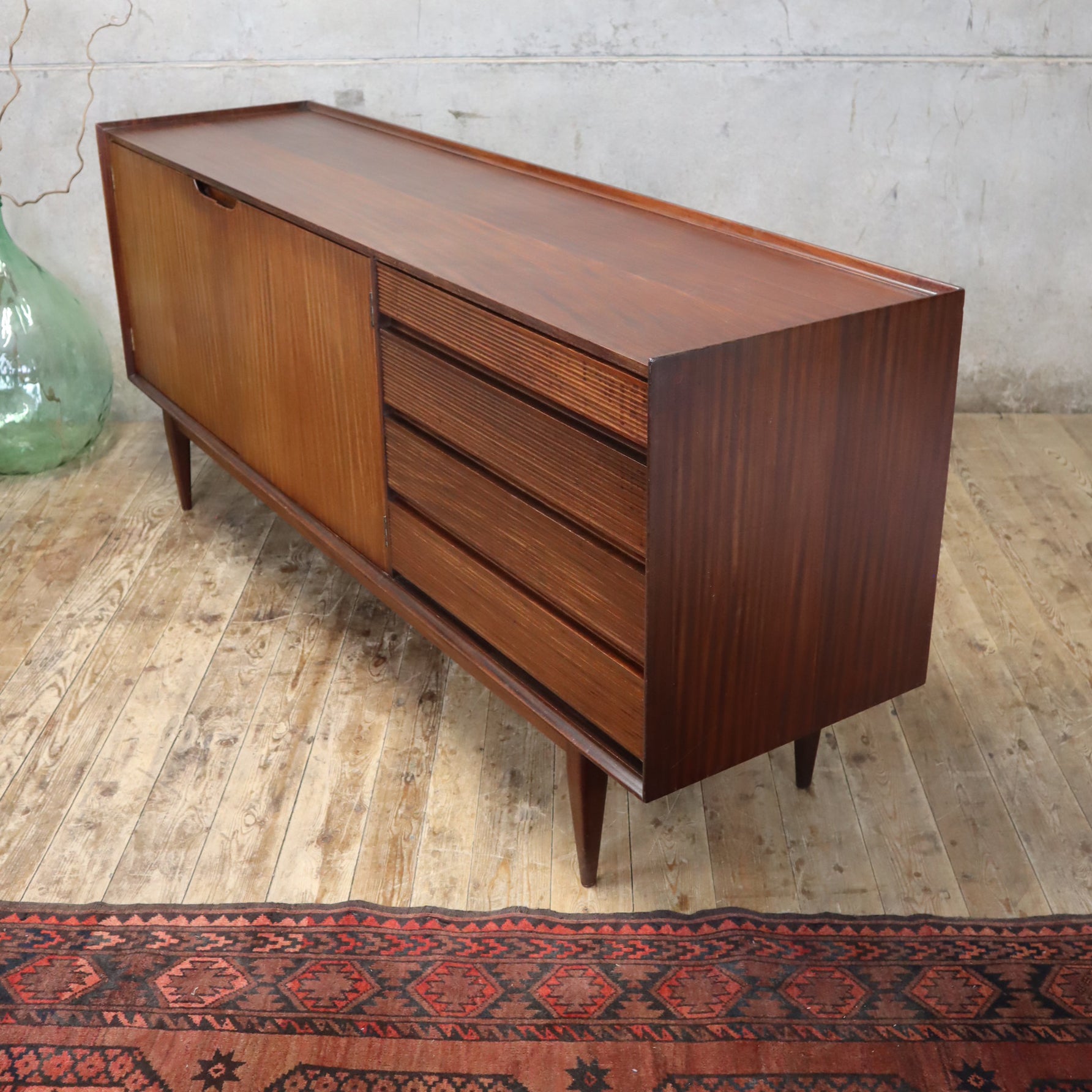 Rare Mid Century Richard Hornby Heals Sideboard - 2804b – Mustard Vintage