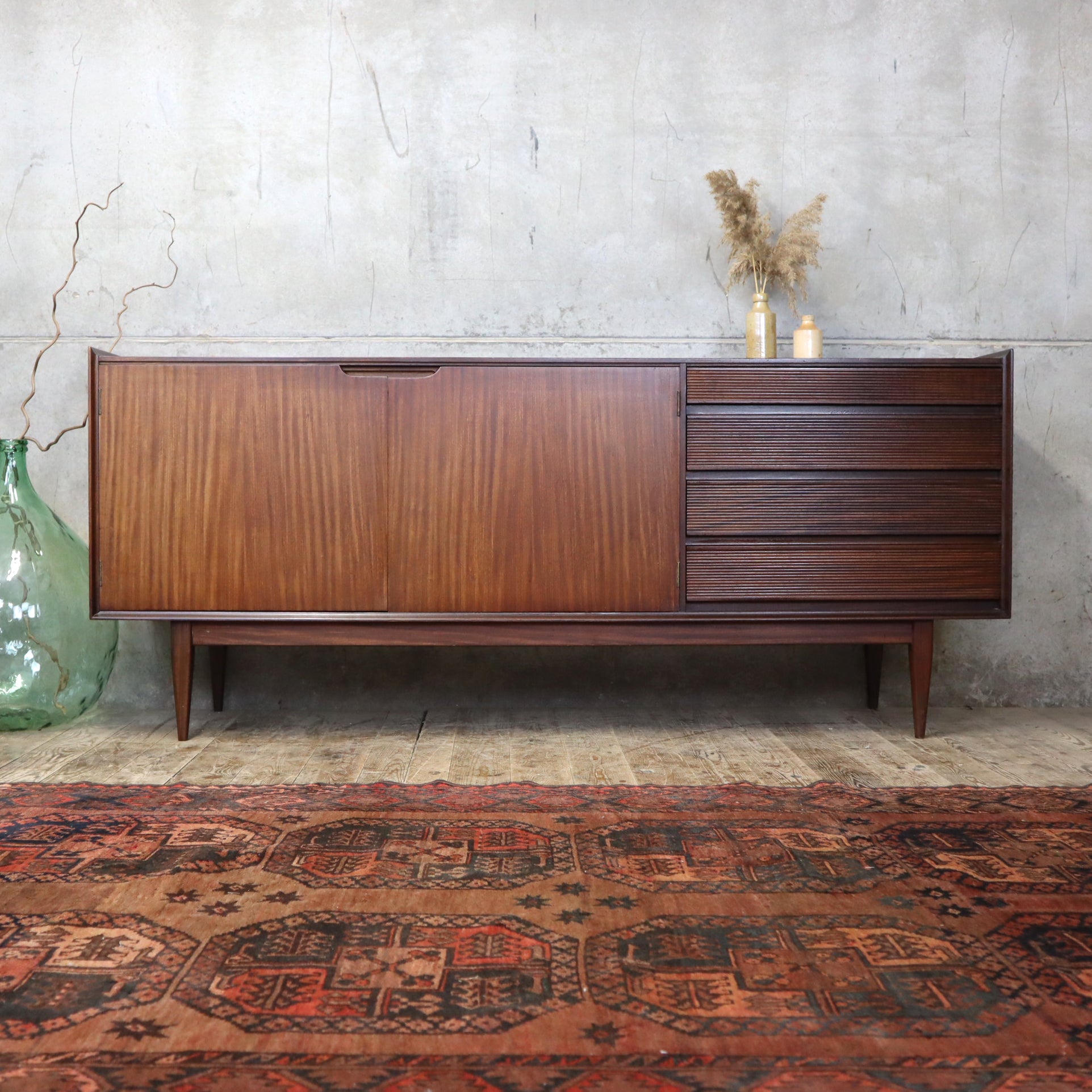 Rare Mid Century Richard Hornby Heals Sideboard - 2804b – Mustard Vintage