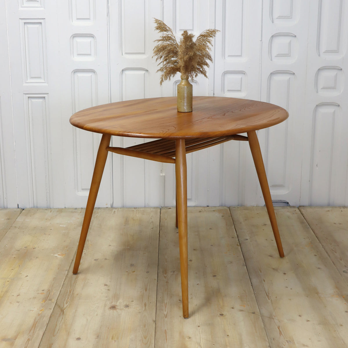 Mid Century Ercol Model 396 Breakfast Table 0703c – Mustard Vintage