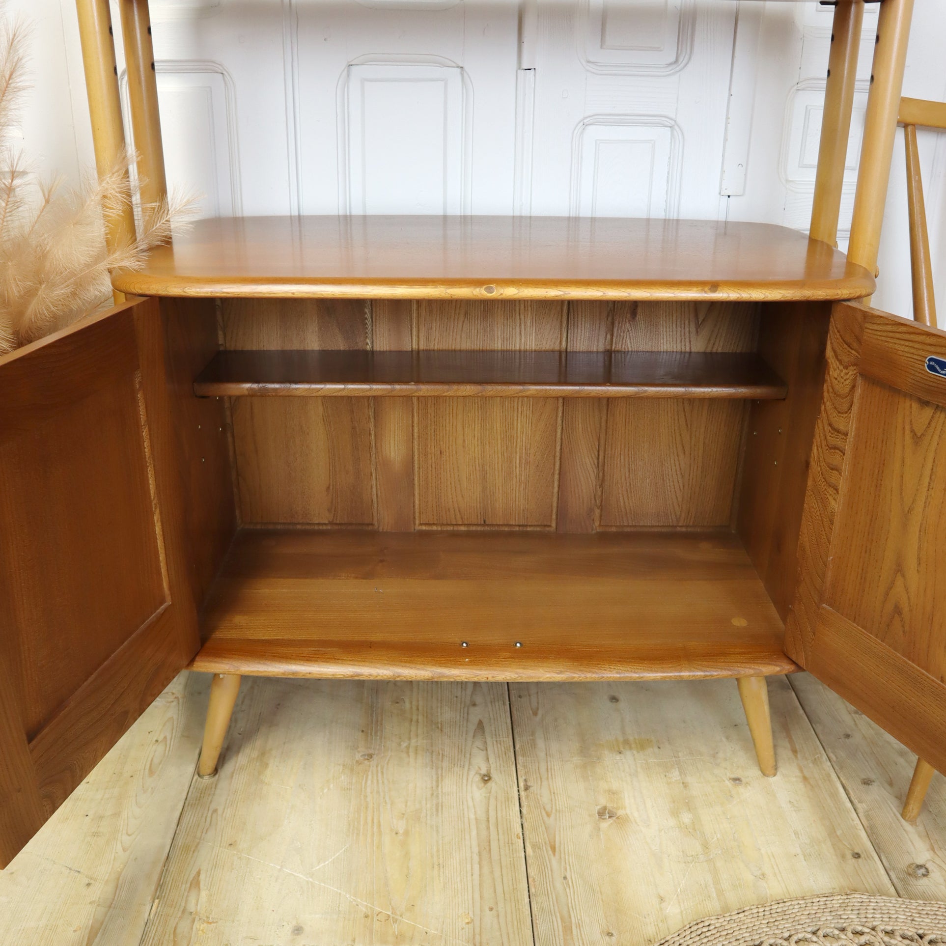 Vintage Ercol Model 363 Giraffe Room Divider Shelving Unit 1309c ...