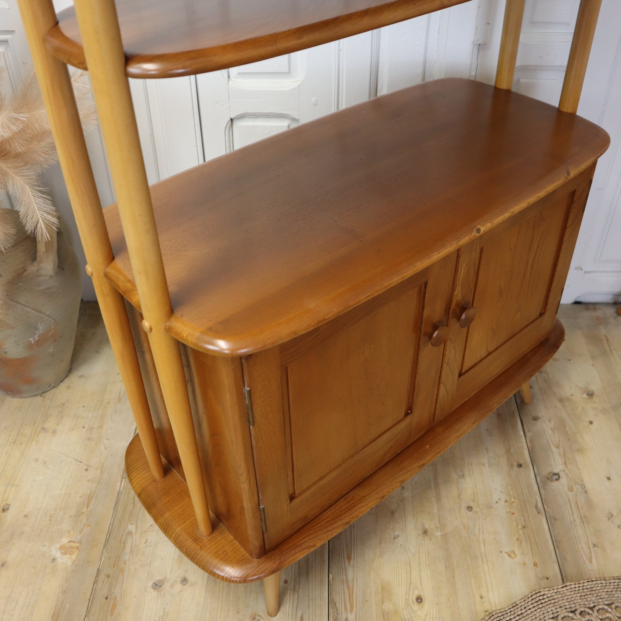 Vintage Ercol Model 363 Giraffe Room Divider Shelving Unit 1309c ...