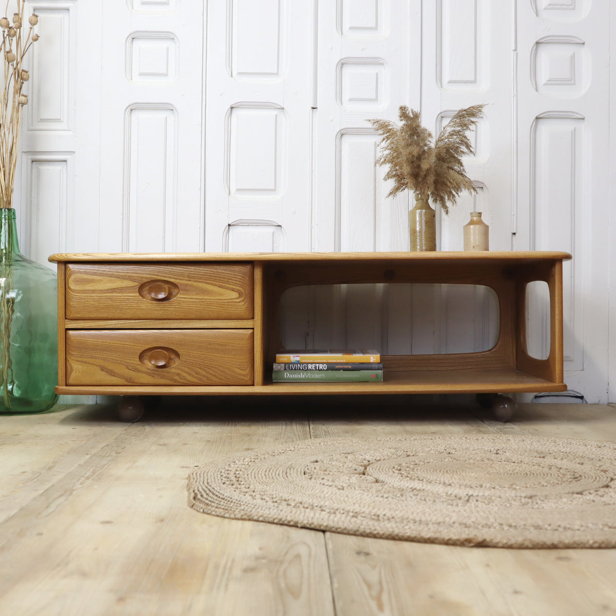 Vintage Ercol Windsor Minerva Coffee Table 1503f – Mustard Vintage