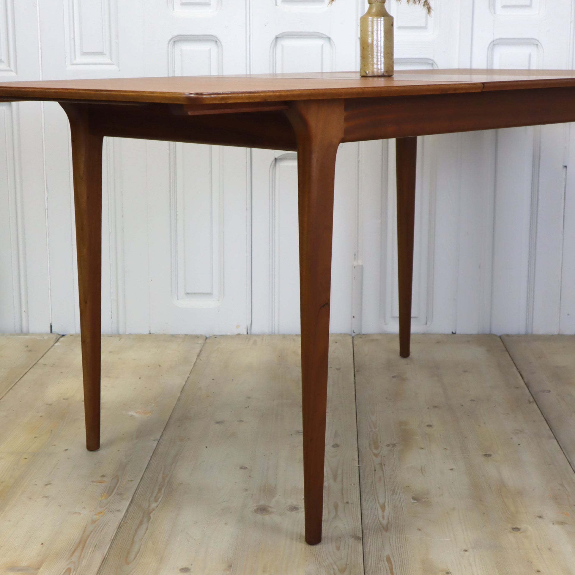 McIntosh Mid Century Teak Extending Dining Table 1805a – Mustard Vintage