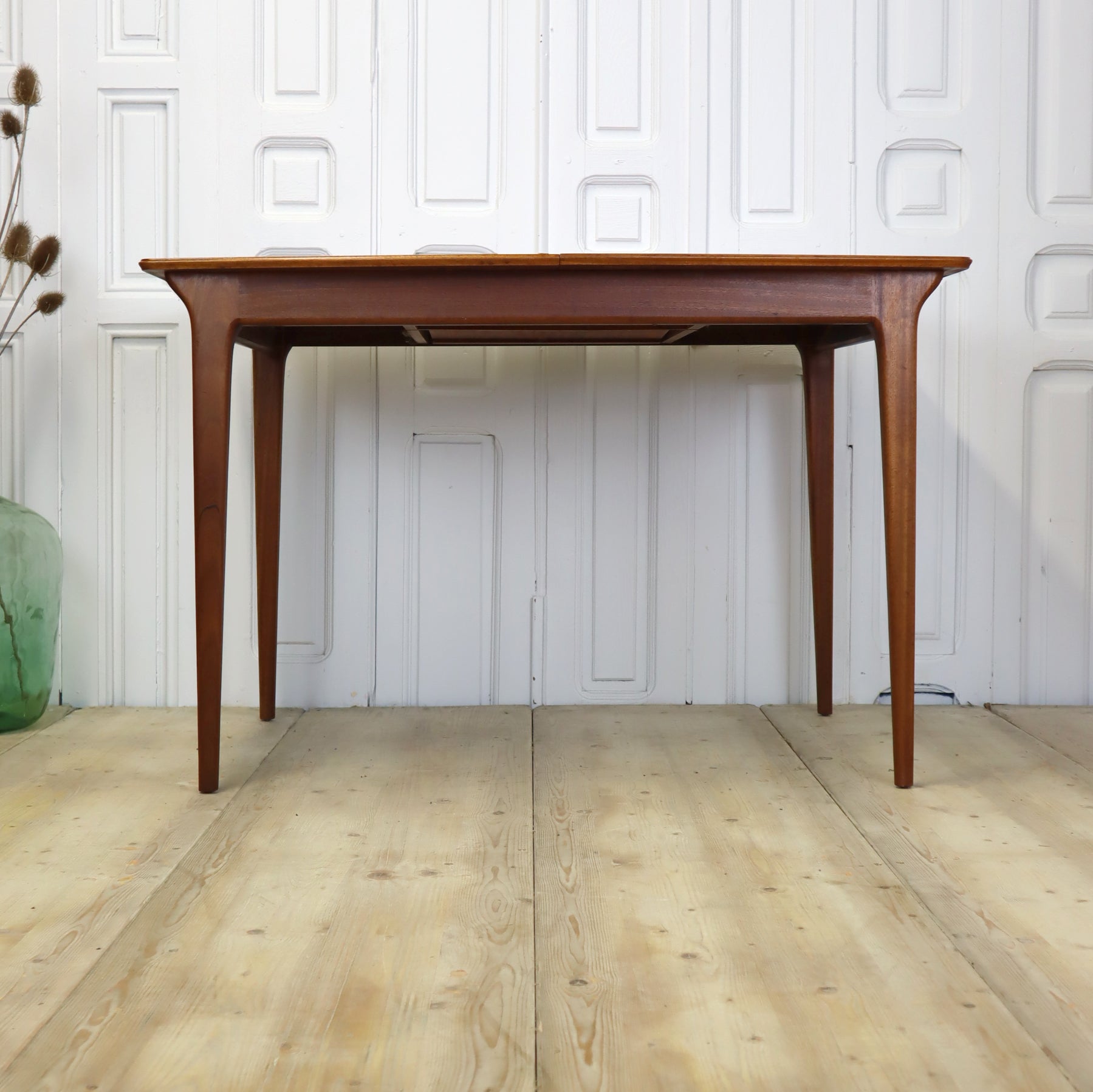 McIntosh Mid Century Teak Extending Dining Table 1805a – Mustard Vintage