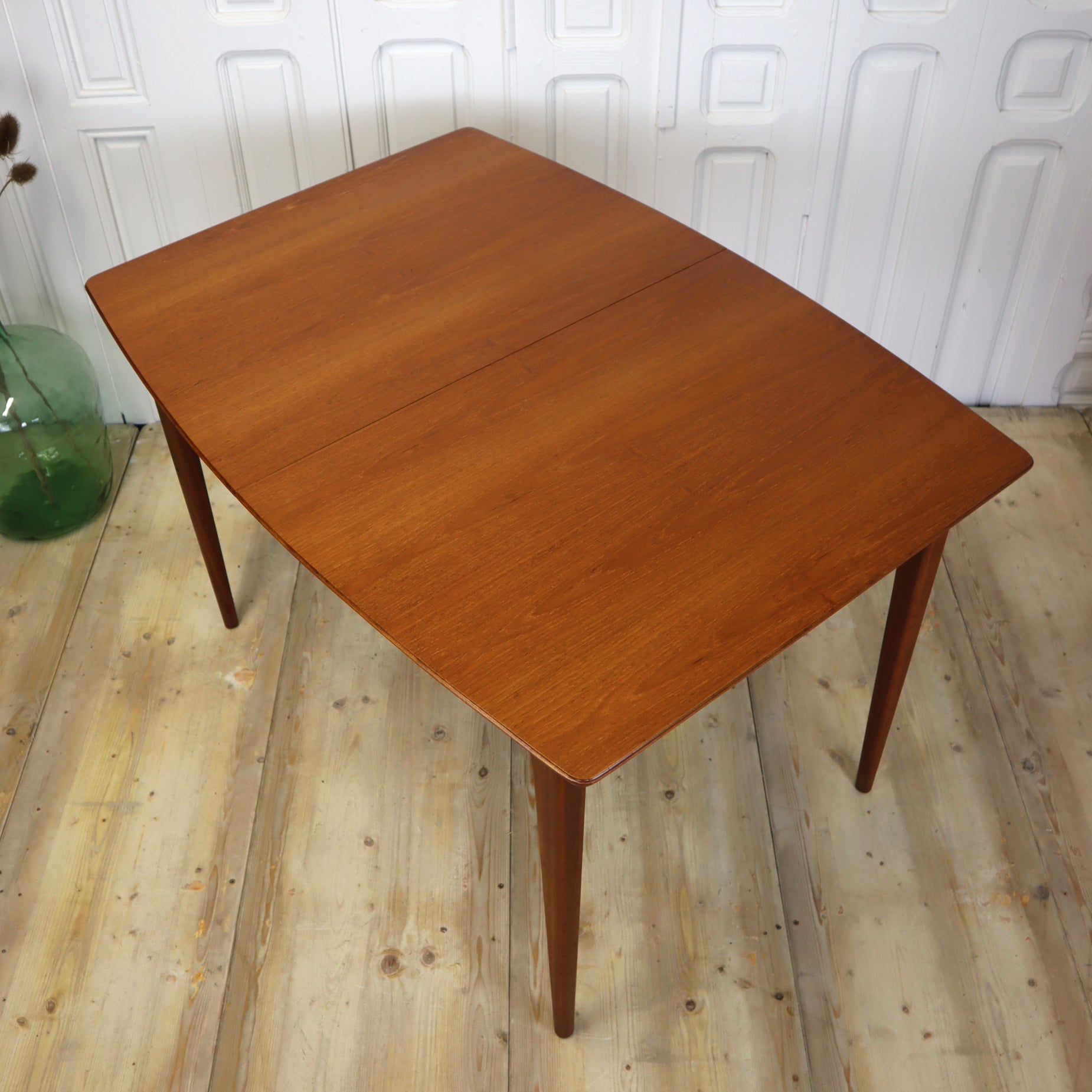McIntosh Mid Century Teak Extending Dining Table 1805a – Mustard Vintage