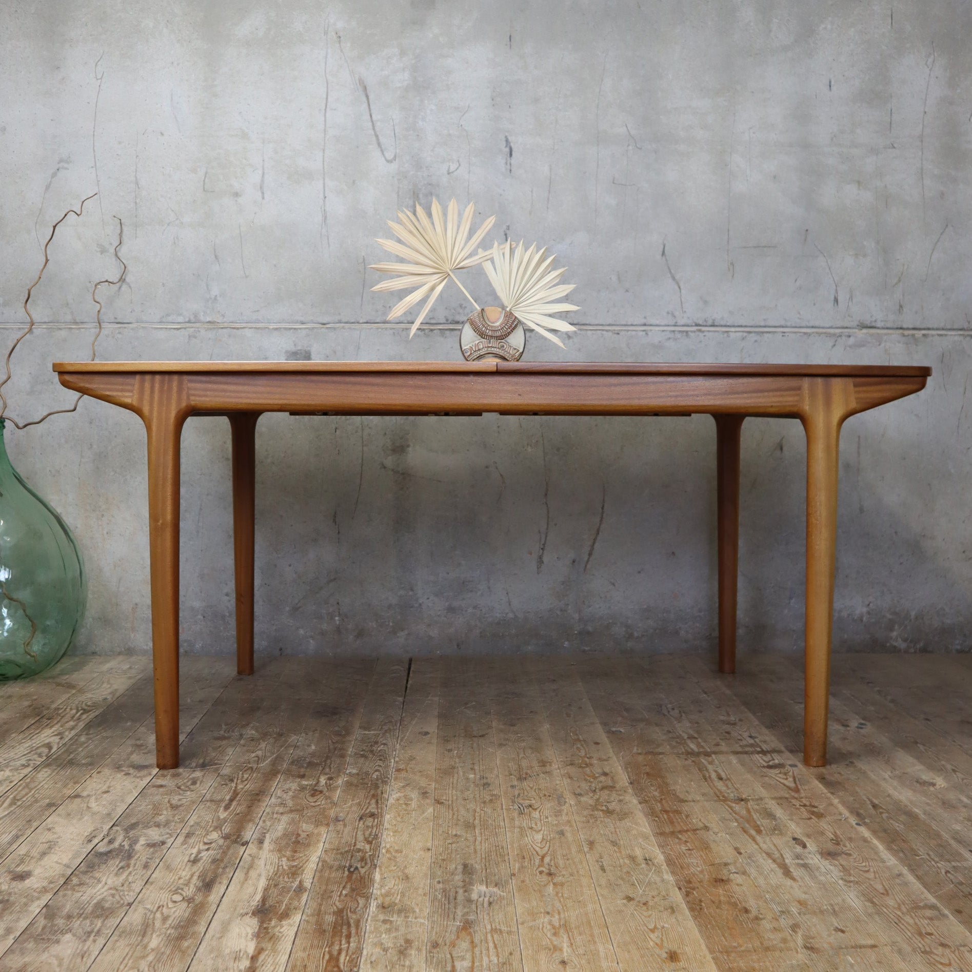 McIntosh Mid Century Teak Double Extending Dining Table - 1305b ...