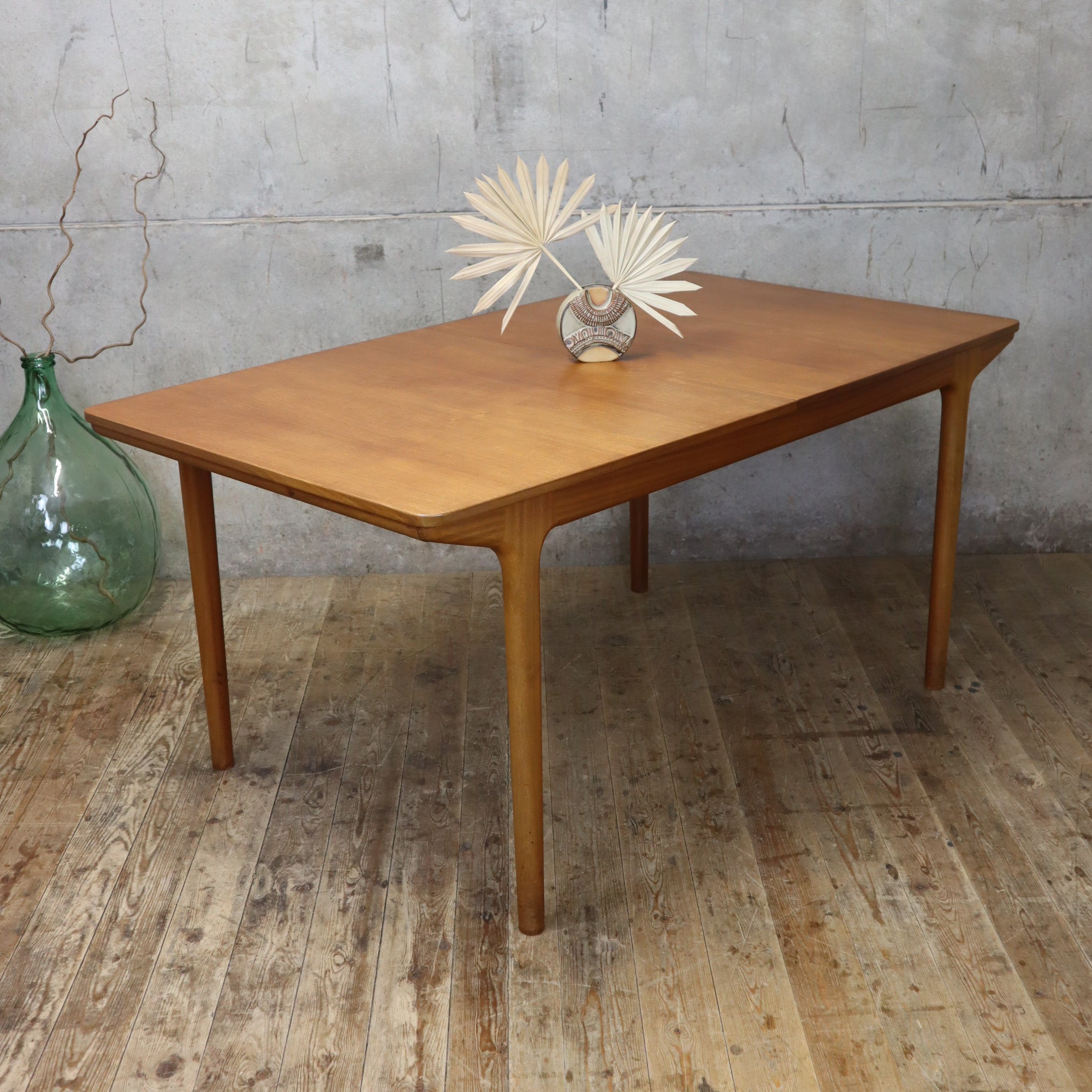 McIntosh Mid Century Teak Double Extending Dining Table - 1305b ...