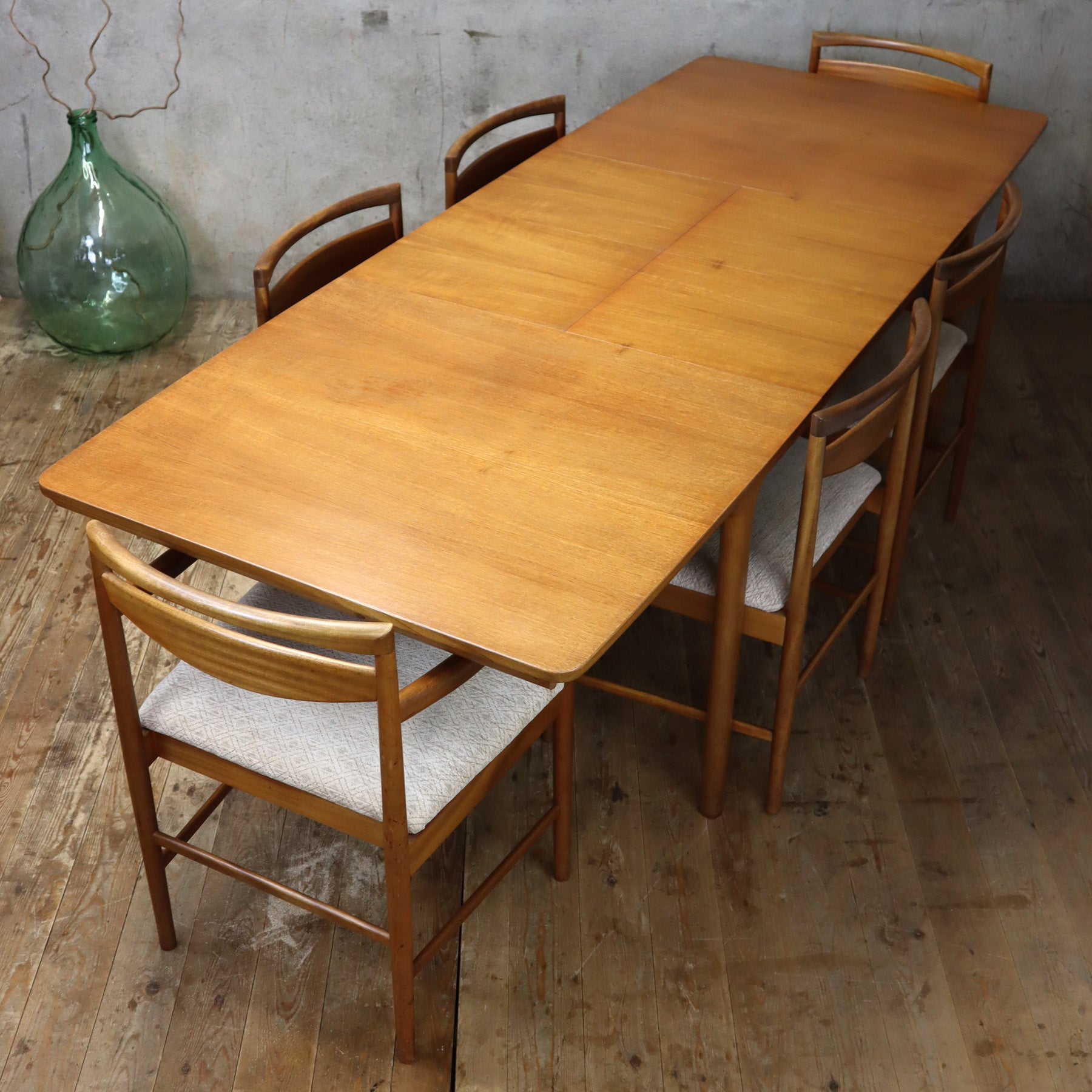 McIntosh Mid Century Teak Double Extending Dining Table - 1305b ...