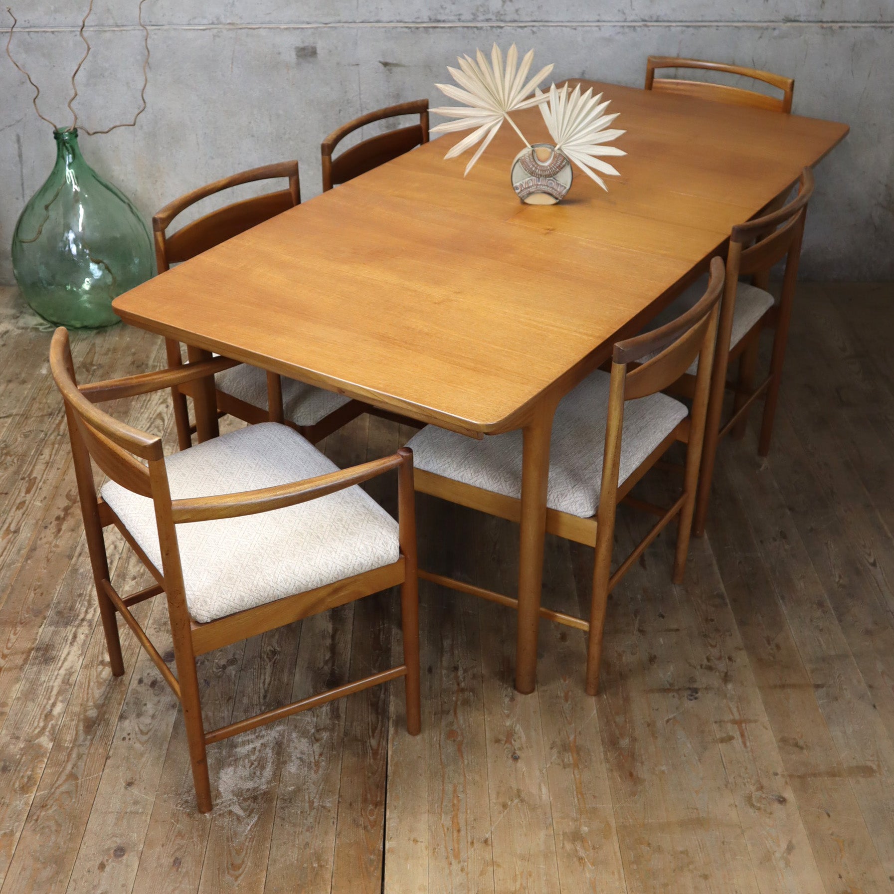 McIntosh Mid Century Teak Double Extending Dining Table - 1305b ...