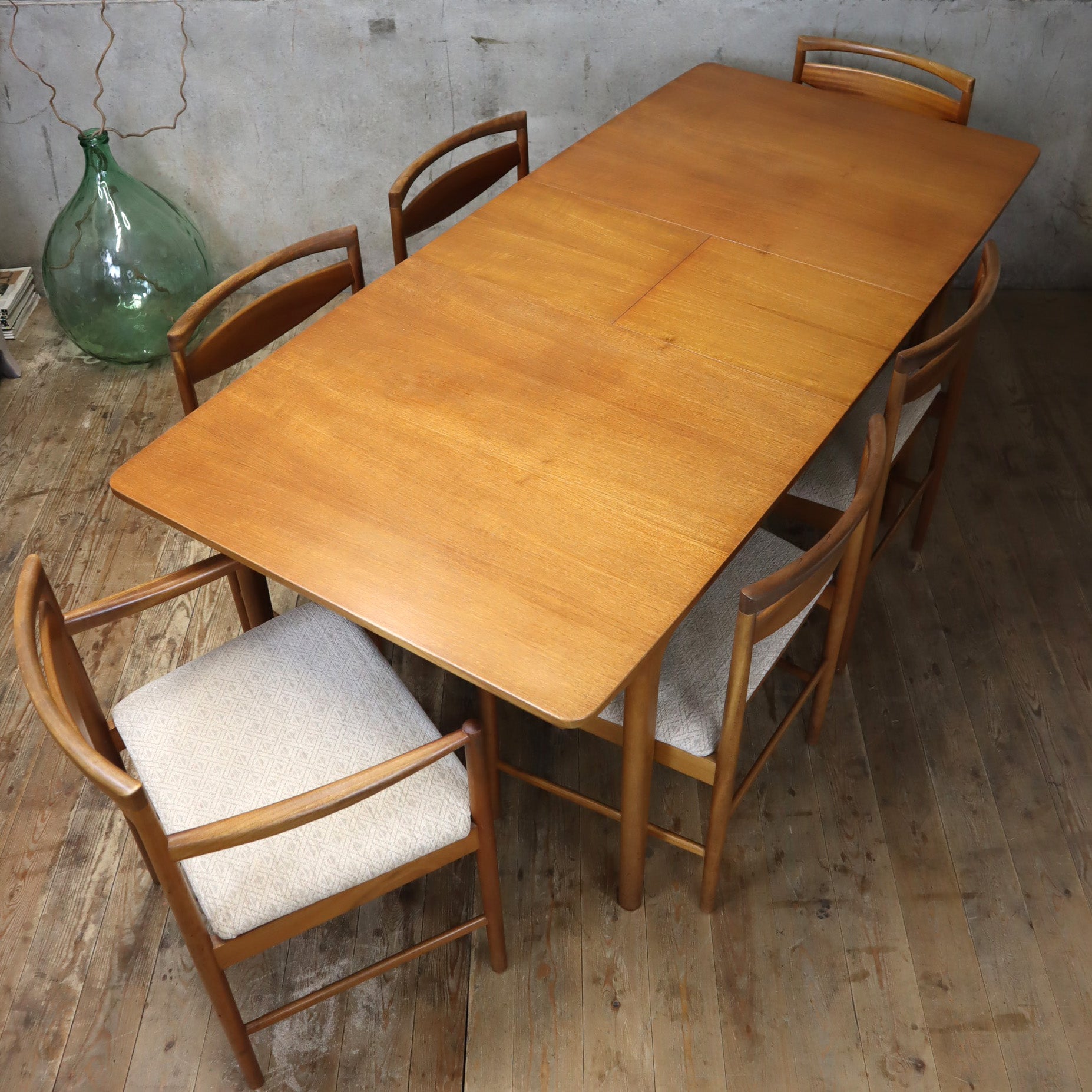 McIntosh Mid Century Teak Double Extending Dining Table - 1305b ...