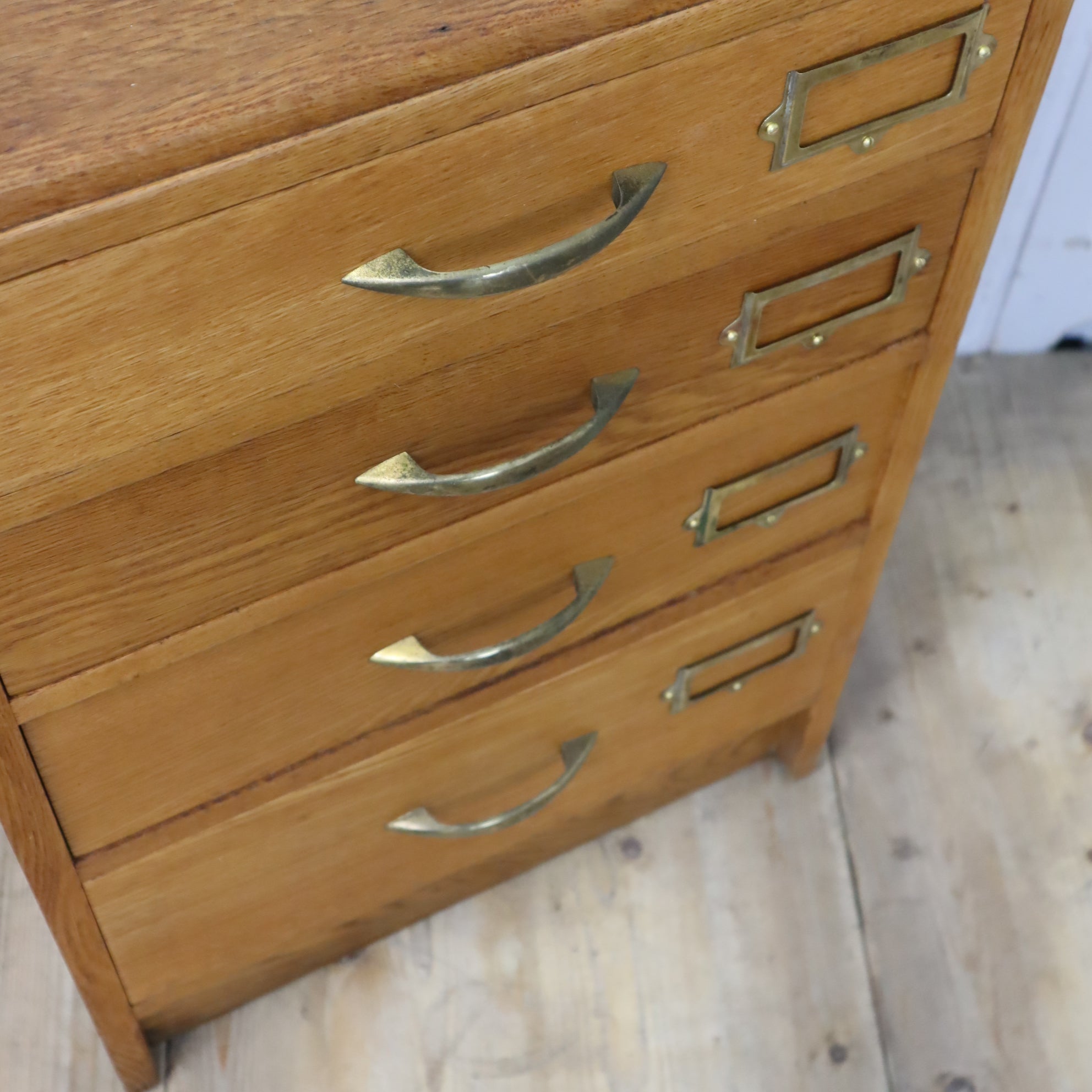 Vintage Oak Filing Drawers 2202e – Mustard Vintage