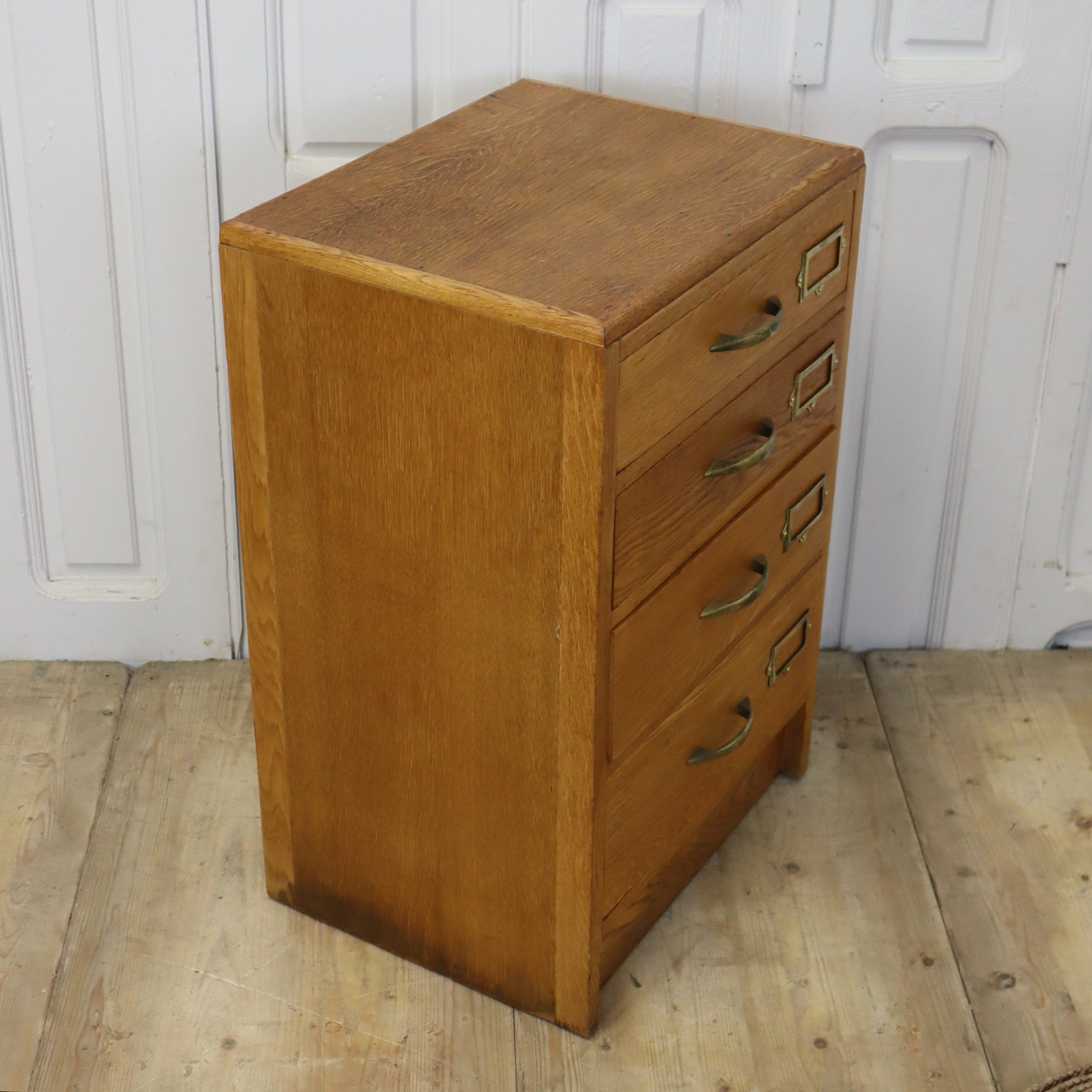 Vintage Oak Filing Drawers 2202e – Mustard Vintage