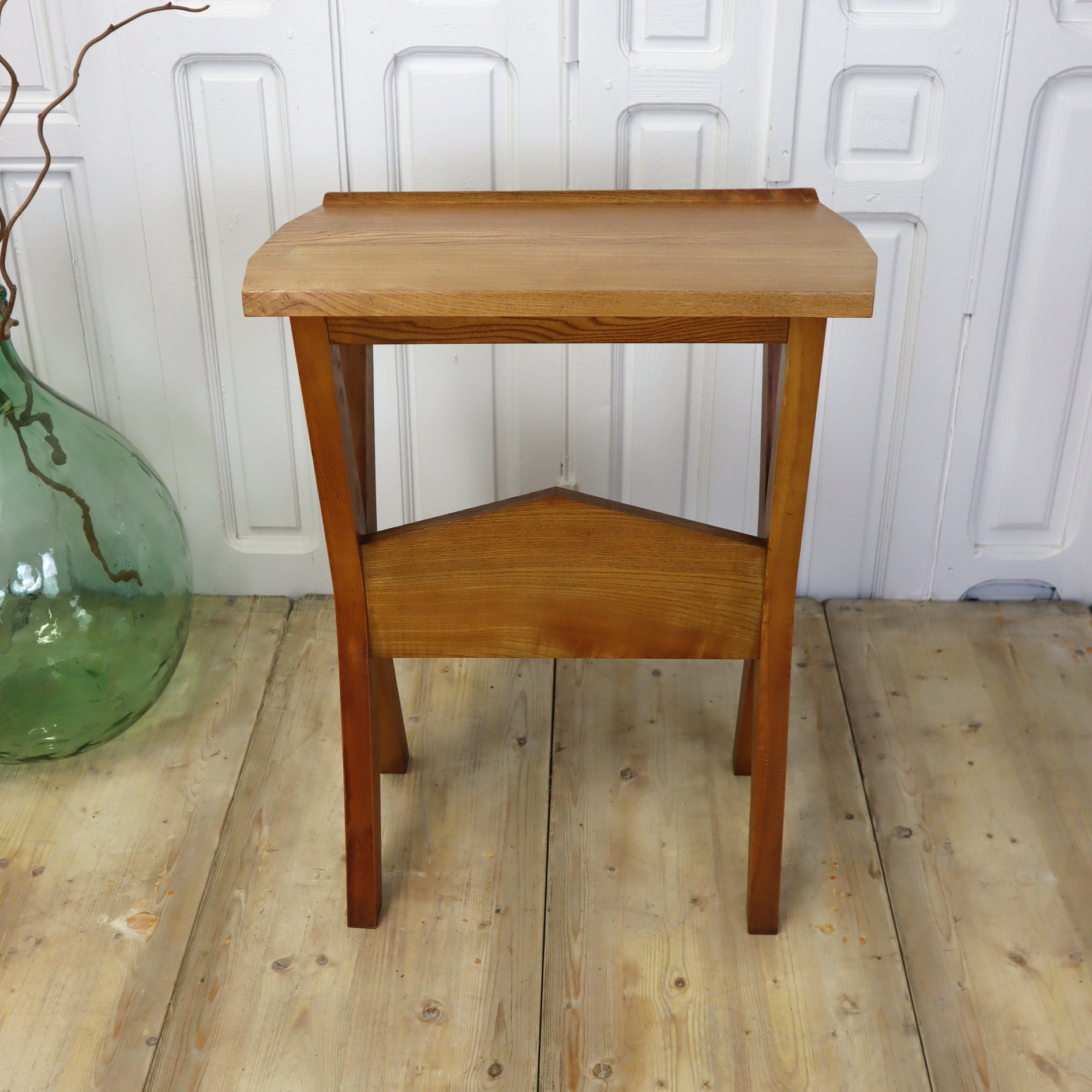 Vintage Reclaimed Oak Mid Century Church Lectern 2704e – Mustard Vintage