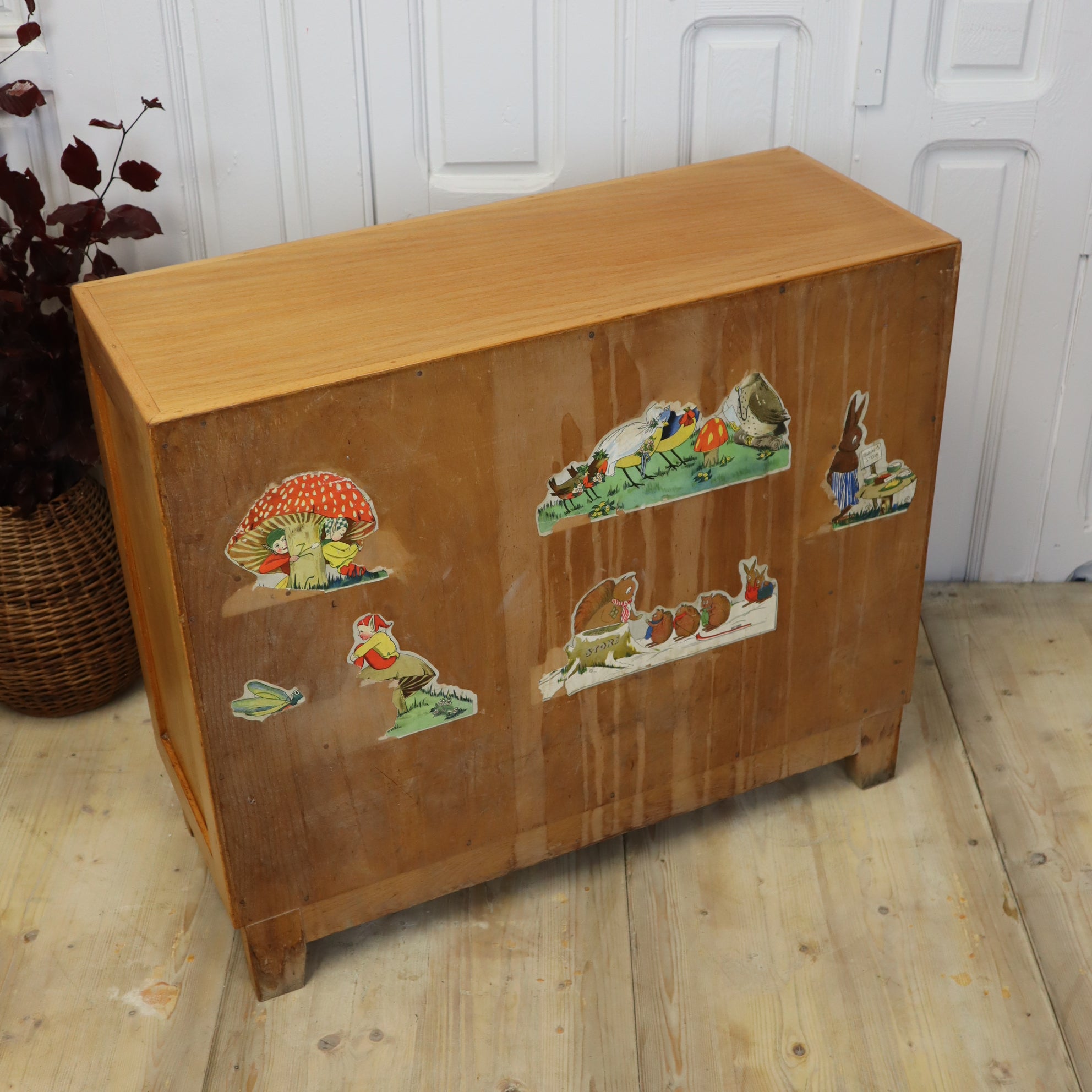 Vintage Rustic School Chest of Drawers 1603g – Mustard Vintage