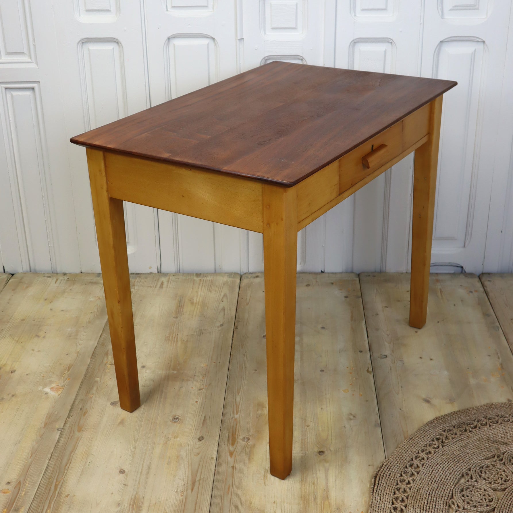 Mid Century Rustic School Desk 2303a – Mustard Vintage