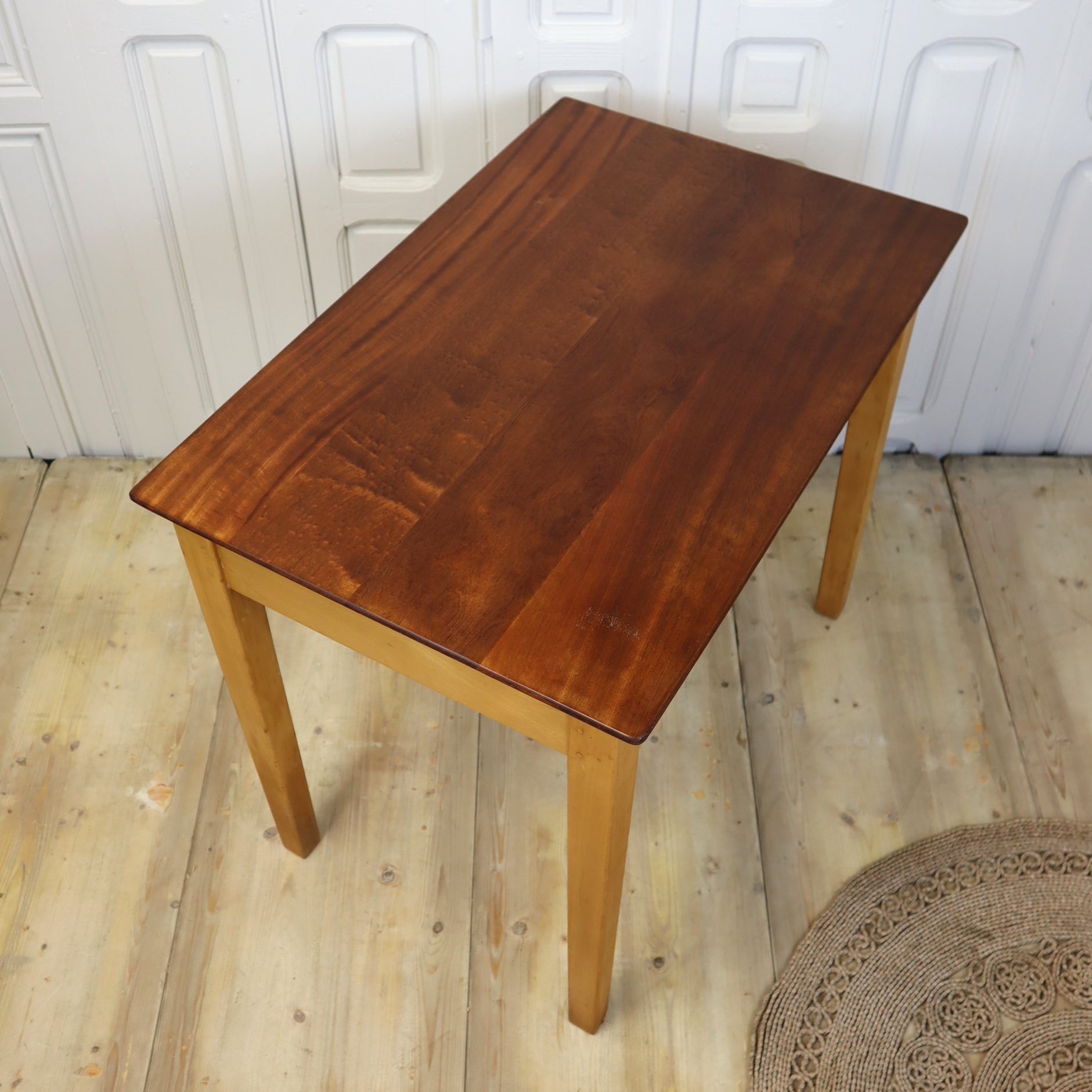 Mid Century Rustic School Desk 2303a – Mustard Vintage