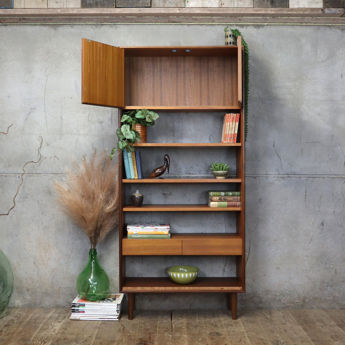 Vintage G-Plan 'Form 5' Bookcase Shelving Unit - 2906e – Mustard Vintage