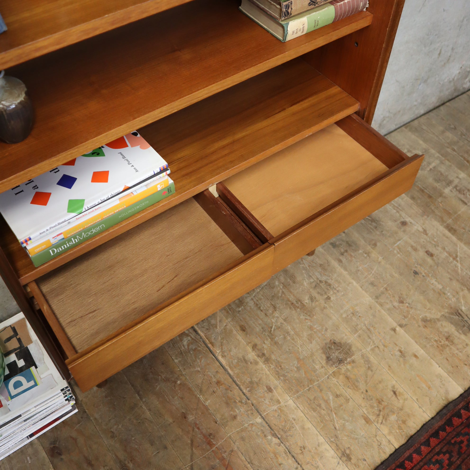 Vintage G-Plan 'Form 5' Bookcase Shelving Unit - 2906e – Mustard Vintage