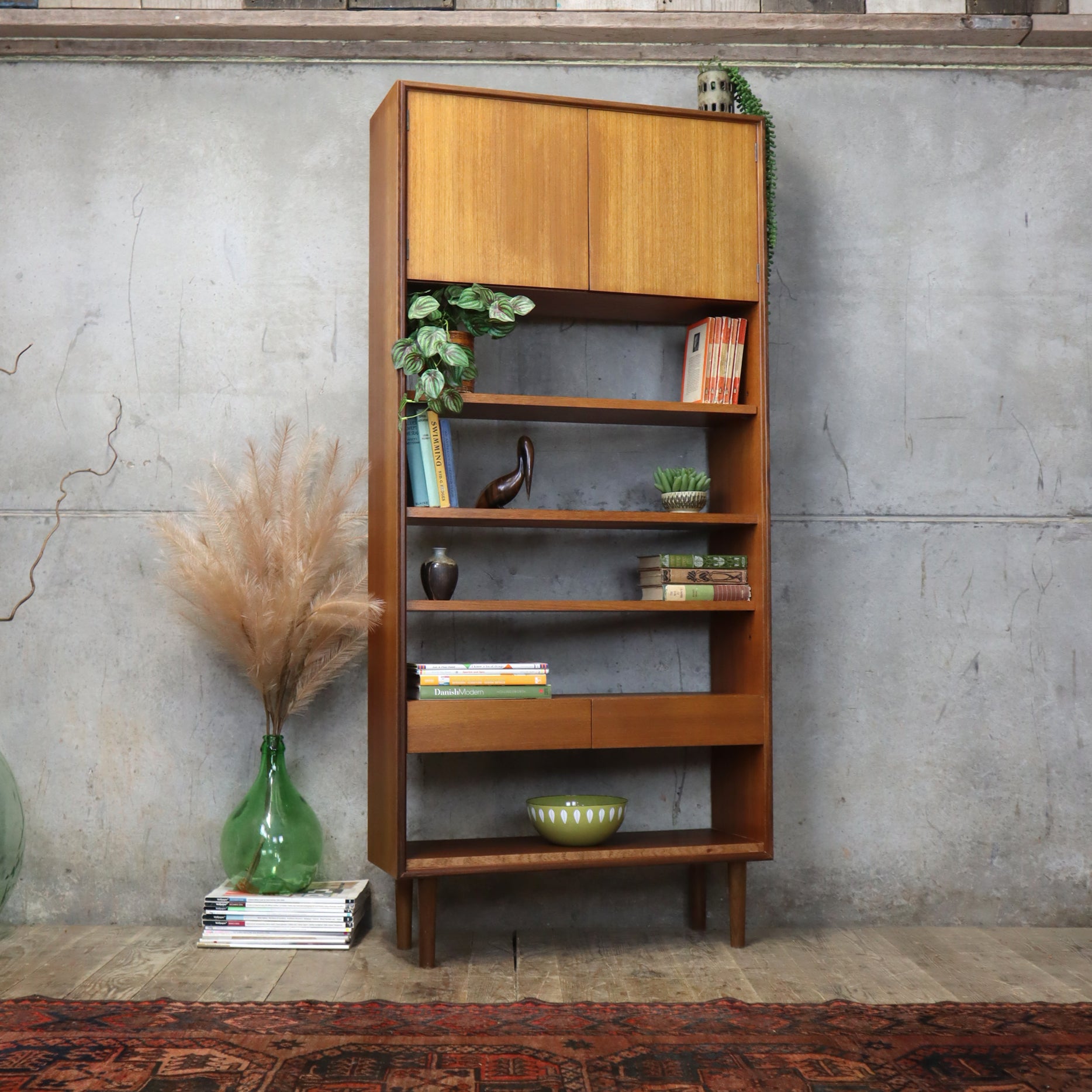 Vintage G-Plan 'Form 5' Bookcase Shelving Unit - 2906e – Mustard Vintage