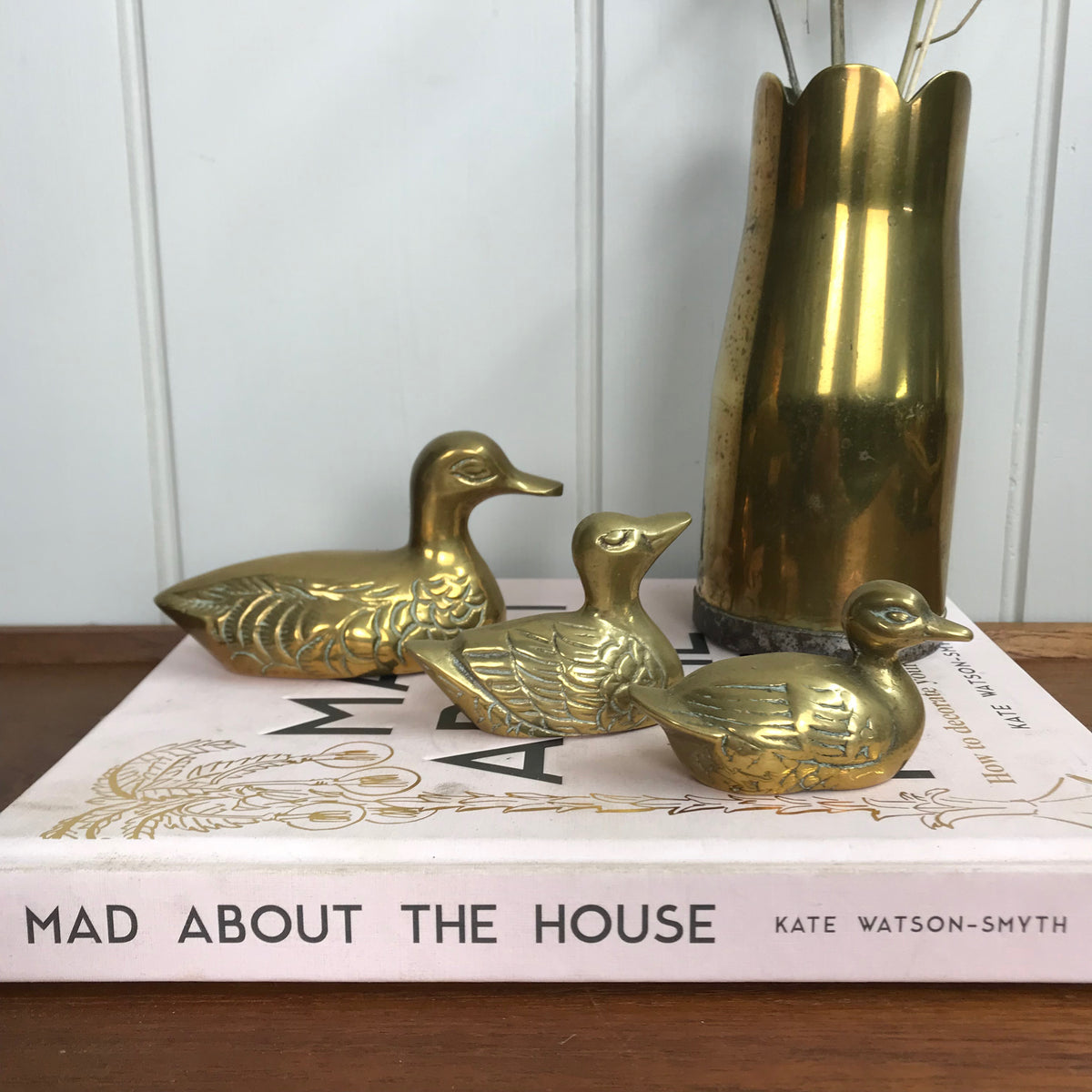 Vintage Brass Duck Set – Mustard Vintage