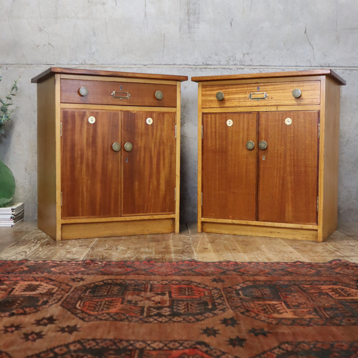Vintage School Single Laboratory Cabinet - 1709e – Mustard Vintage