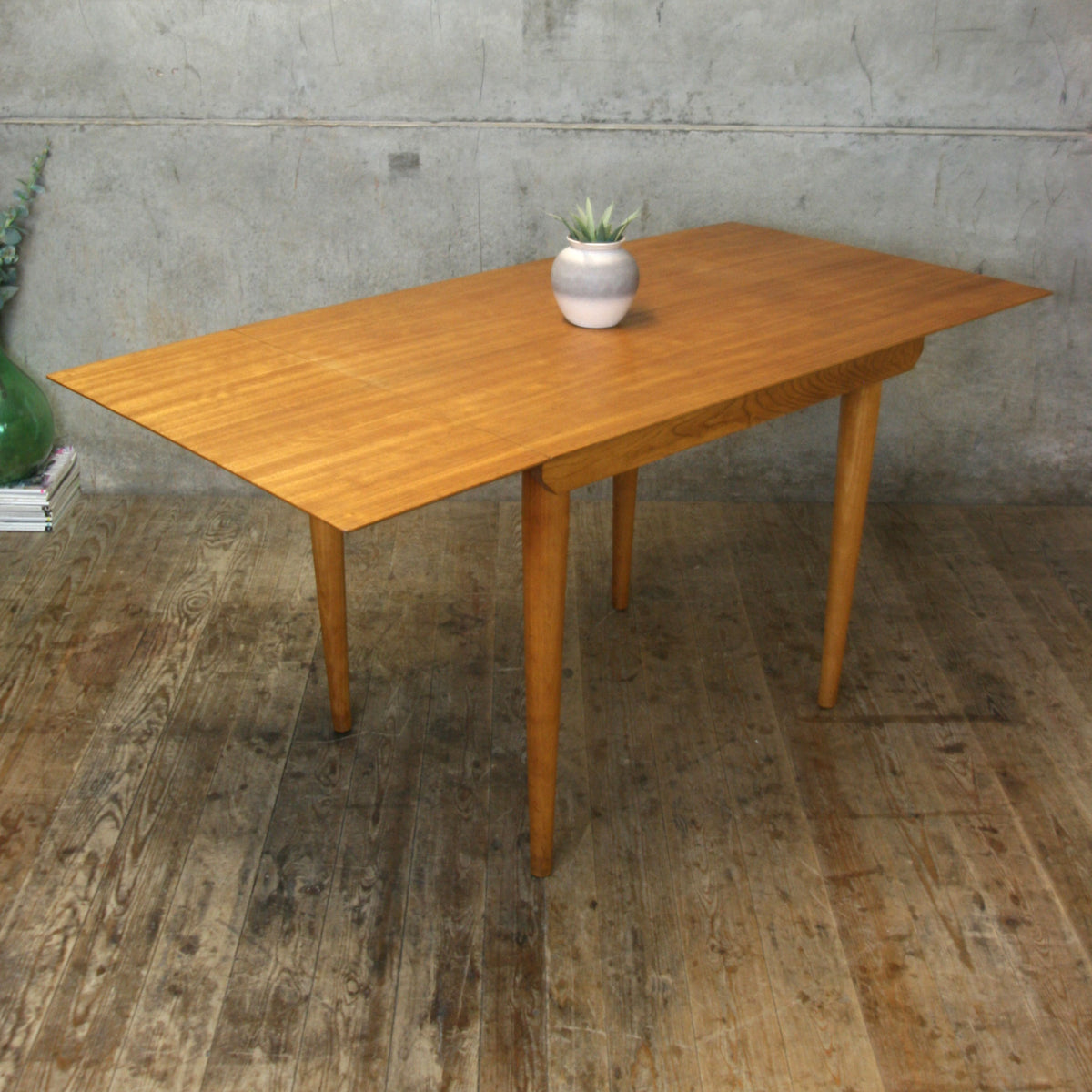Meredew Mid Century Drop Leaf Dining Table - 2811k – Mustard Vintage