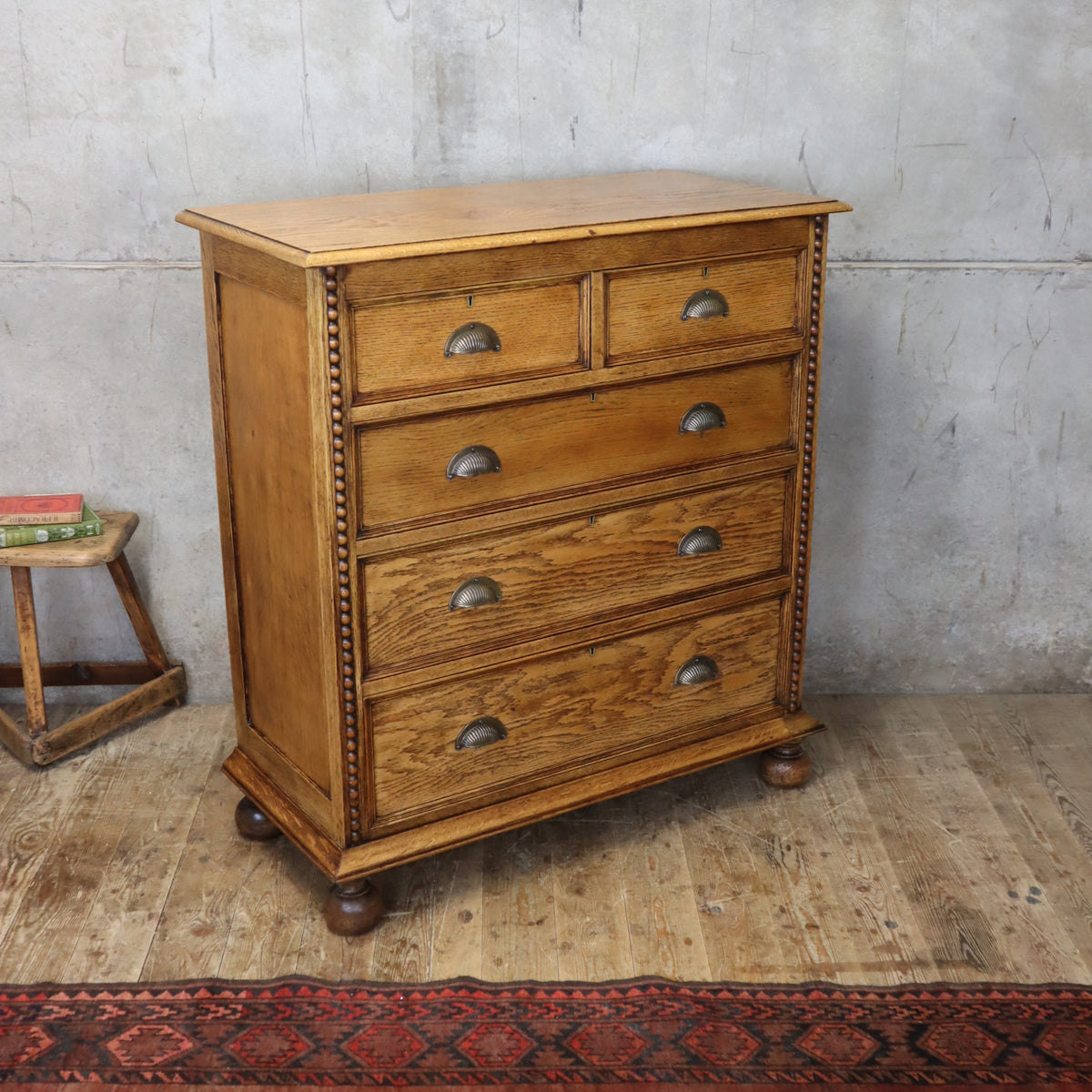 Antique Oak Chest of Drawers - 1101l – Mustard Vintage
