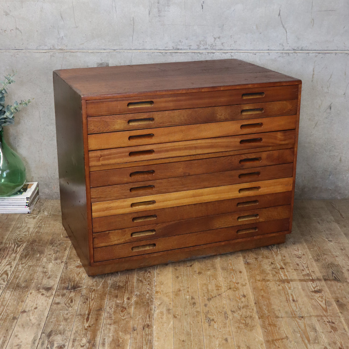 Mid Century Architects School Plan Chest - 1504f – Mustard Vintage