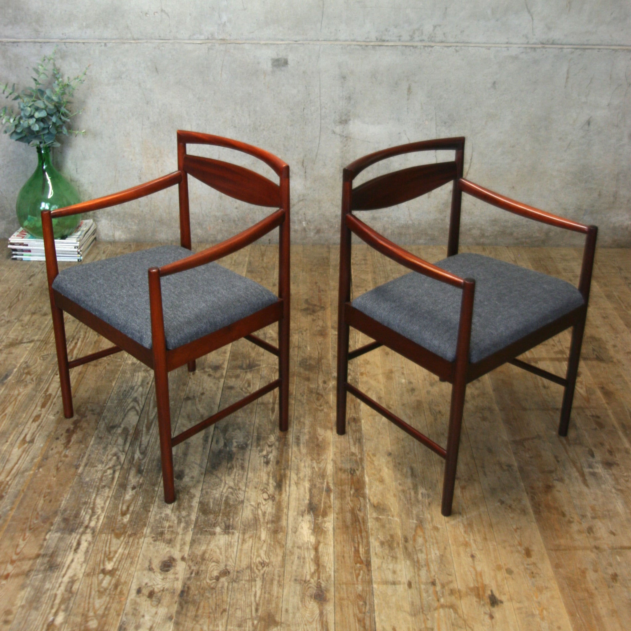 X6 Mid Century McIntosh Rosewood Dining Chairs - 1709l – Mustard Vintage