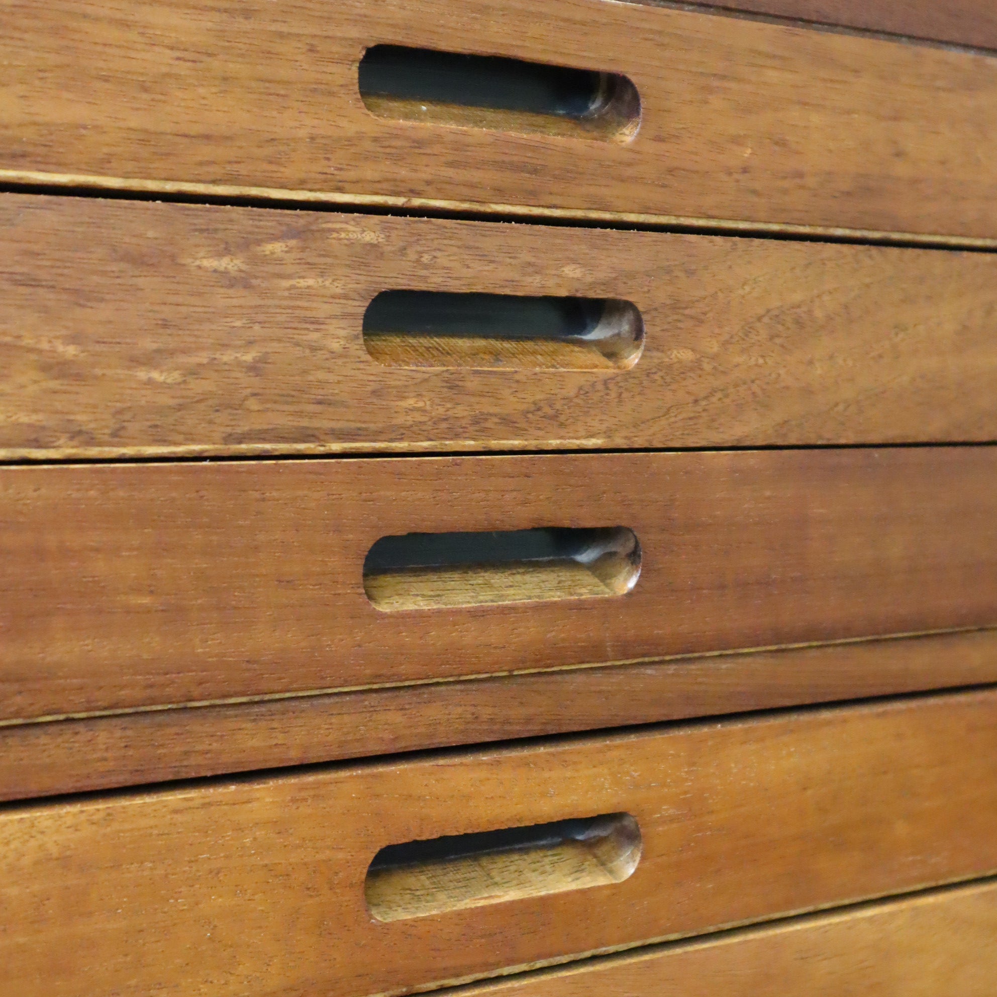 Mid Century Architects School Plan Chest - 0804j – Mustard Vintage